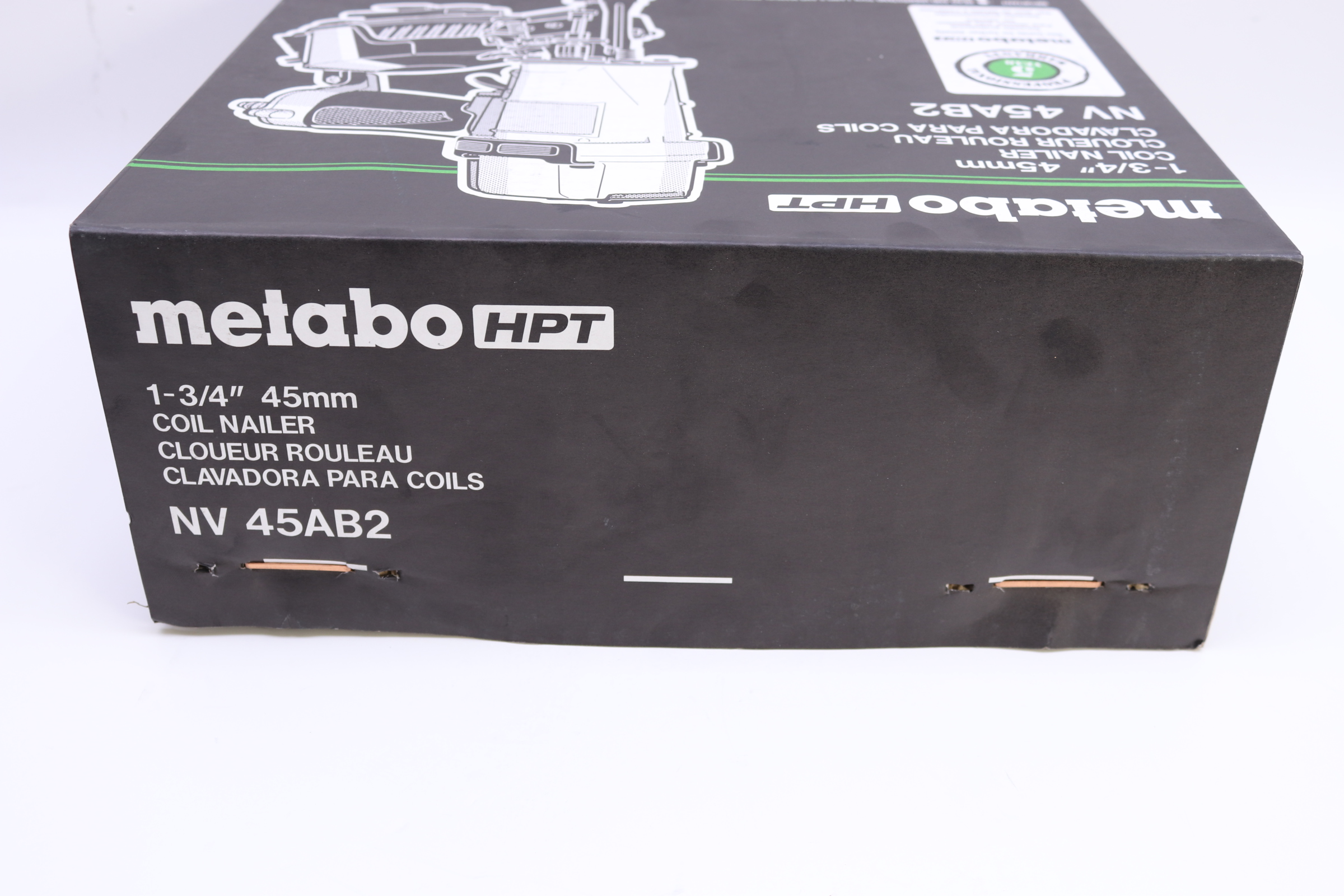 Metabo HPT NV45AB2 7/8" - 1-3/4" Coil Pneumatic Lightweight Roofing ...