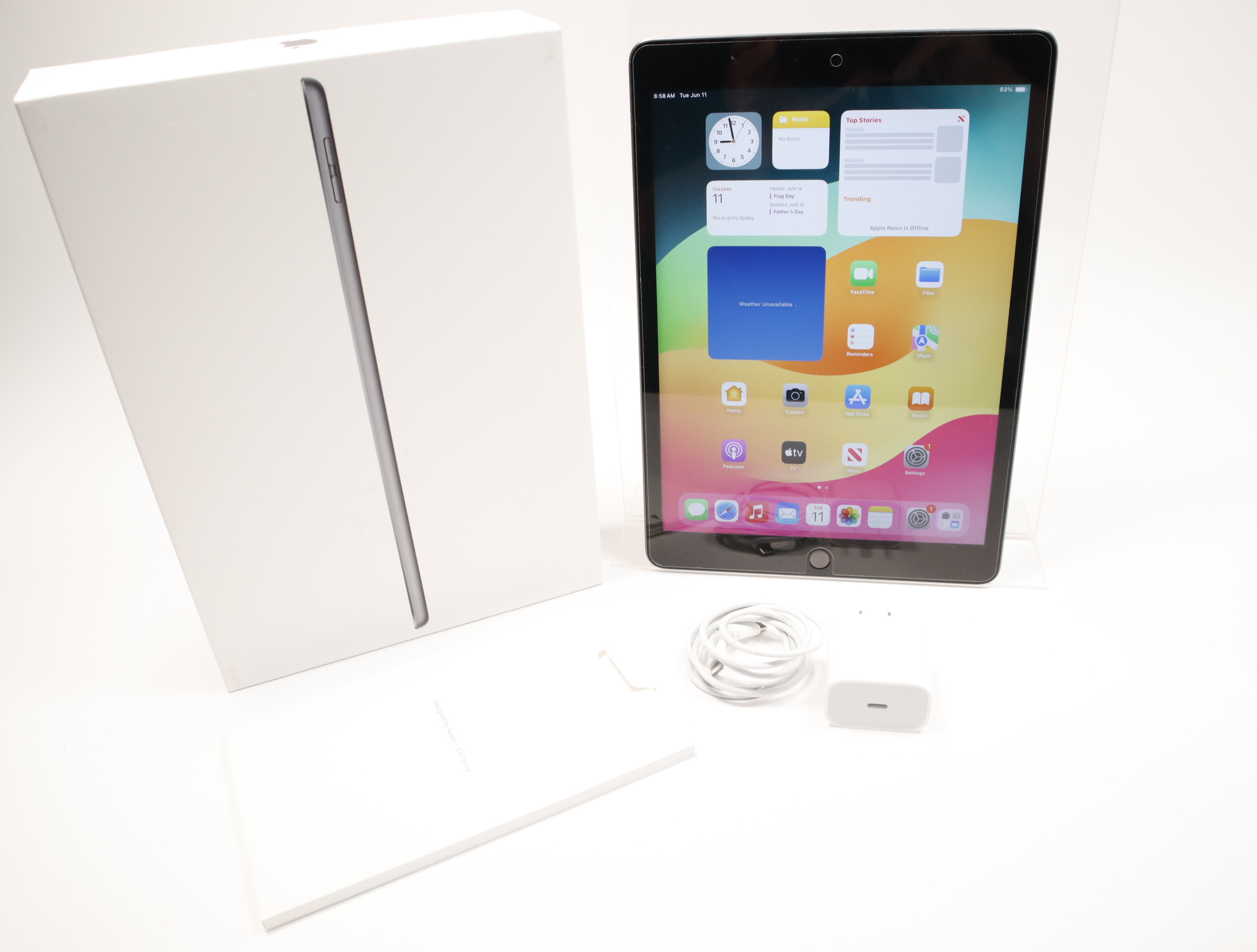 Apple iPad MK2K3LL/A A2602 64GB 9th Gen 10.2" Touch Display Wifi Only 6767