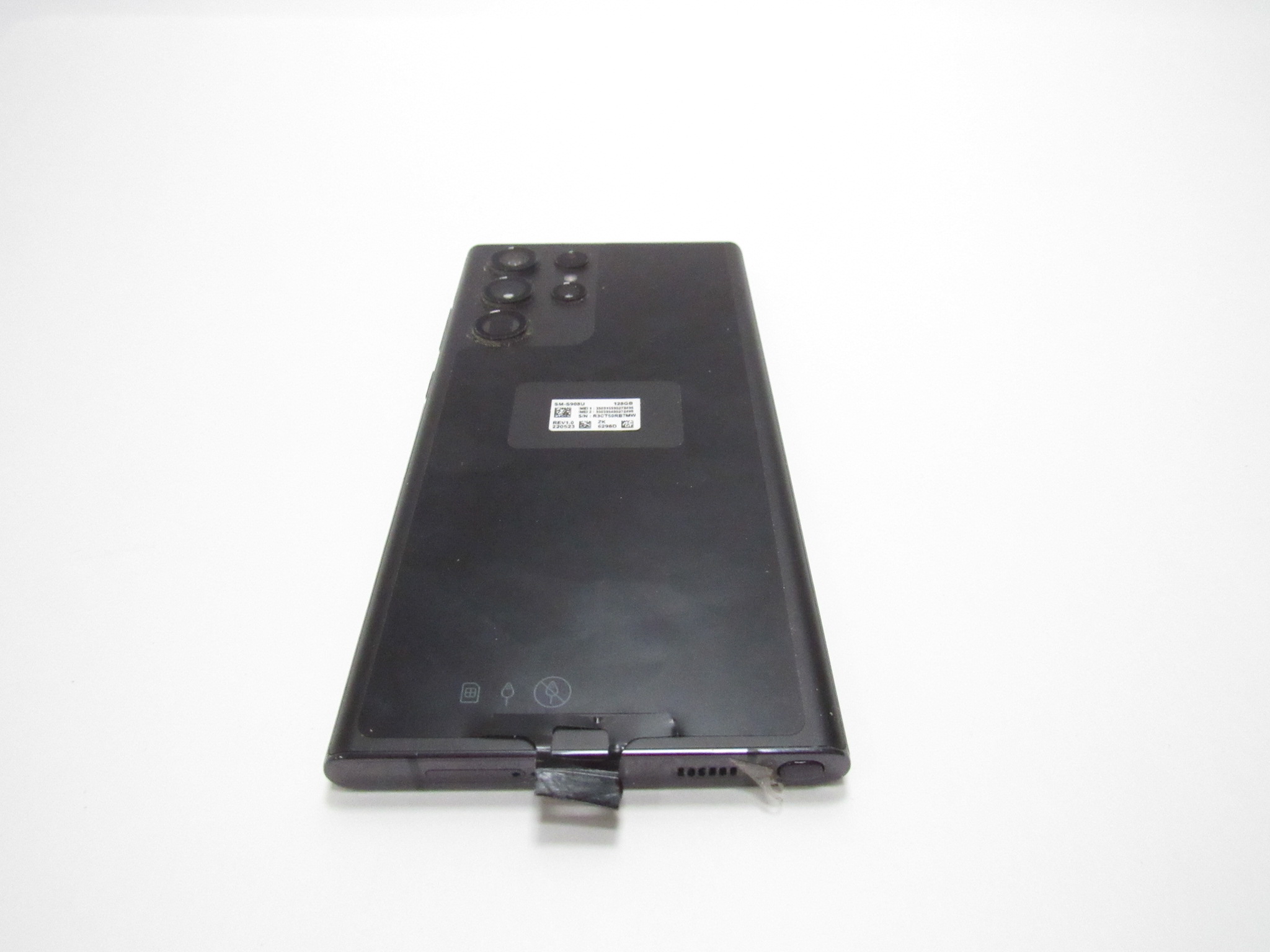 Samsung Galaxy S22 Ultra 5G SM-S908U 128GB Phantom Black Verizon