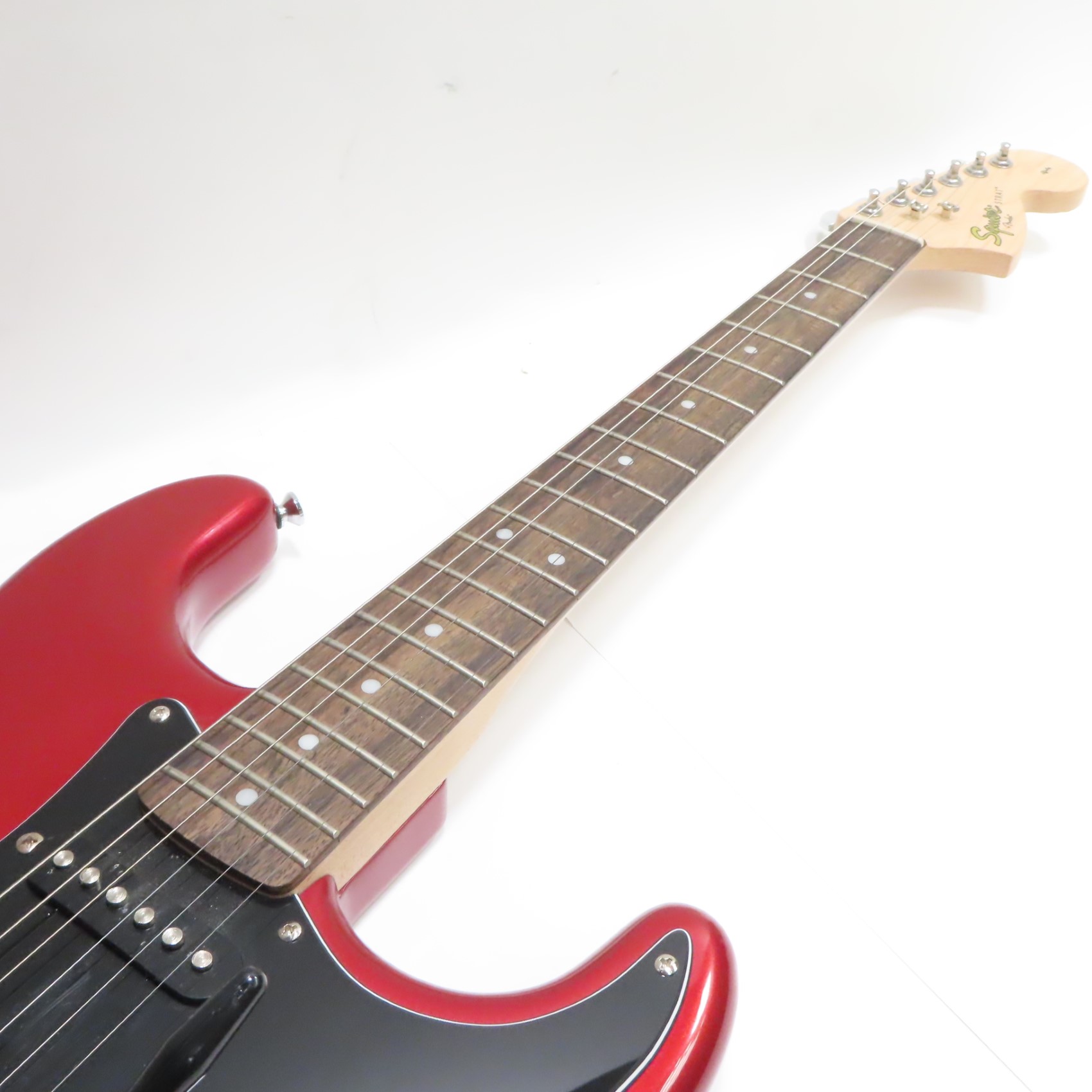 Squier by Fender Stratocaster 6-String Solid Body Electric Guitar - Red