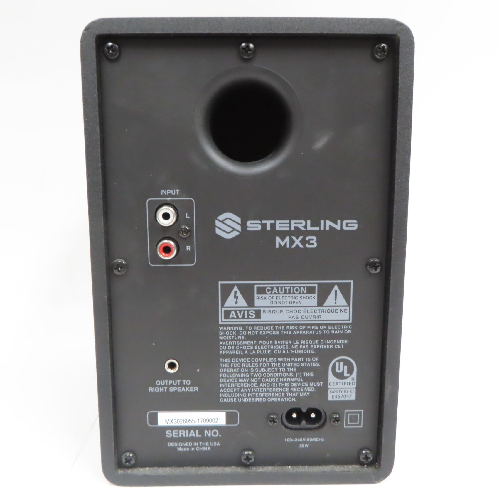 Sterling Audio MX3 3" Powered Studio Monitor Speaker Pair (Local Pick ...