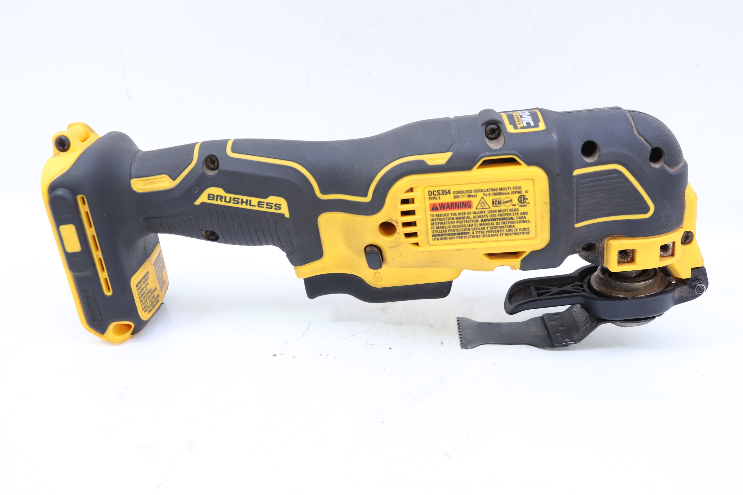 DeWalt DCS354 ATOMIC 20V MAX Cordless Brushless Oscillating Multi-Tool