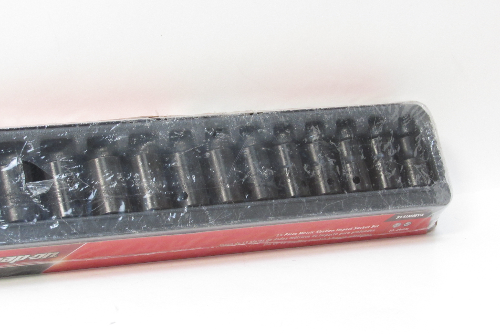 Snap-on Tools 315IMMYA 15-PC 1/2'' Drive 6-PT 10-24mm Shallow Impact ...