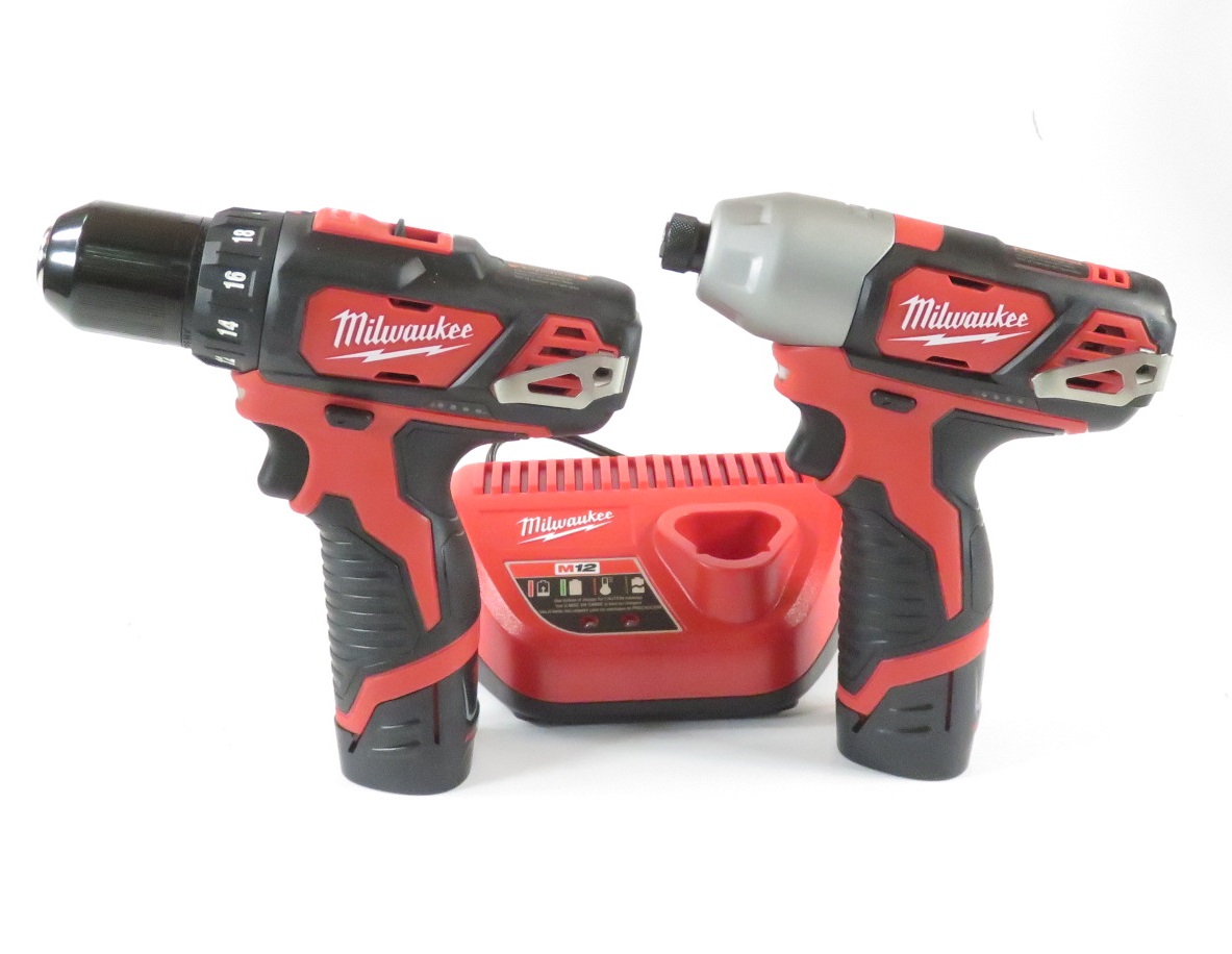 Milwaukee 2494-22 M12 12-Volt Lithium-Ion Cordless 2-Tool Combo Kit
