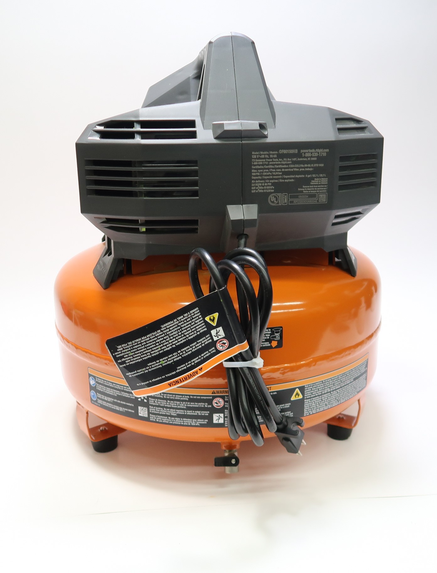 Rigid OF60150HB 120V Corded Electric Air Compressor 1423