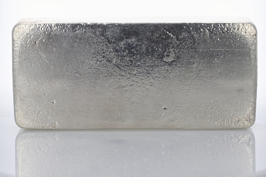 Republic Metals Corporation 100 oz .999+ Fine Silver Cast Bar Certified ...