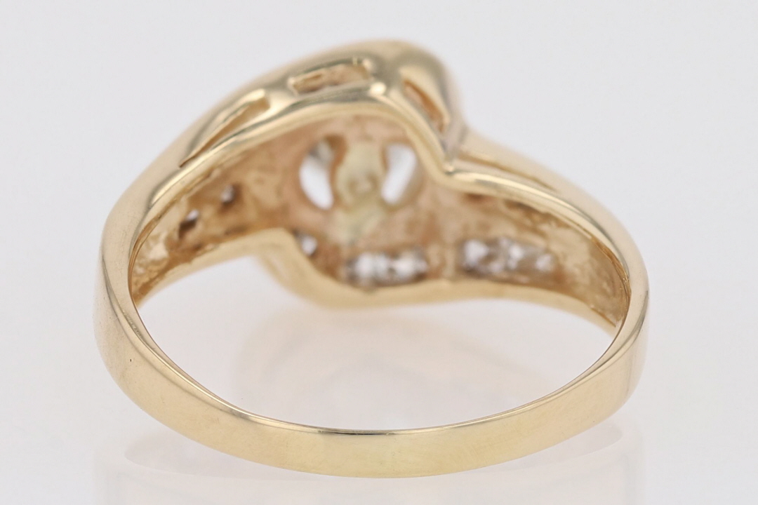 .51ctw Round Cut Diamond Prong Set Engagement Ring 14k Yellow Gold Size 7.5