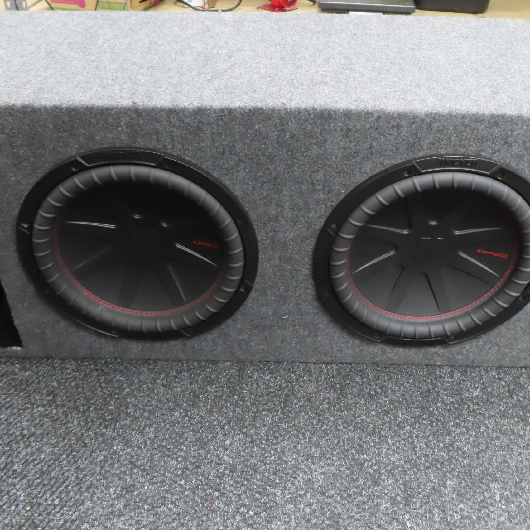 Kicker Comp R 2x12" 500W RMS Dual Car Audio Subwoofer (Local Pick-Up Only)