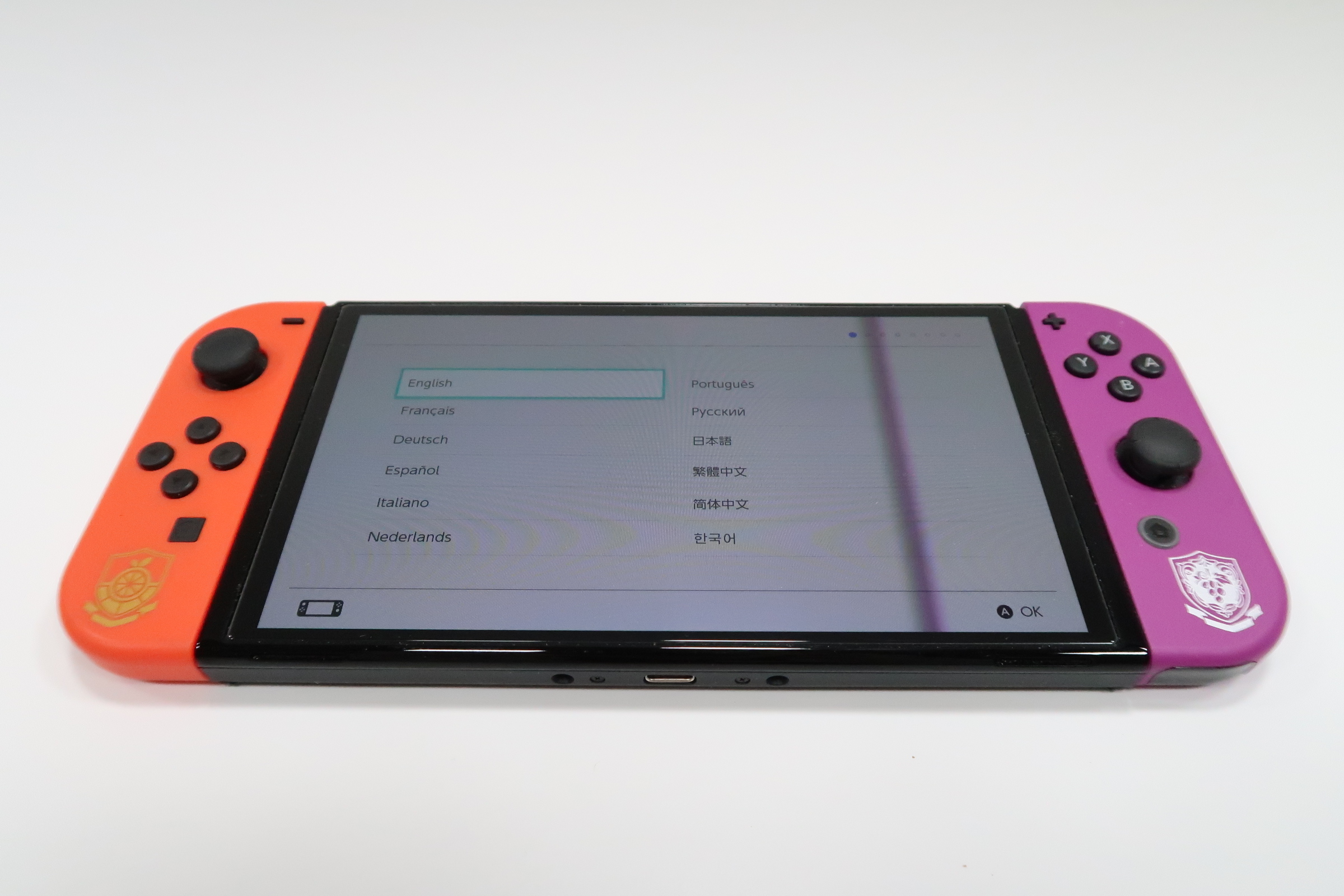 Nintendo HEG-001 Switch OLED Handheld Touchscreen Video Game Console ...