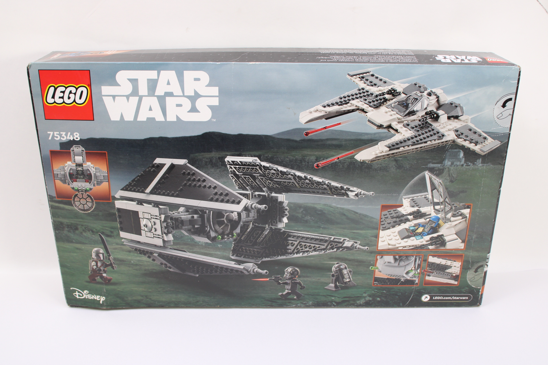 LEGO 75348 Star Wars: Mandalorian Fang Fighter Vs. TIE Interceptor ...