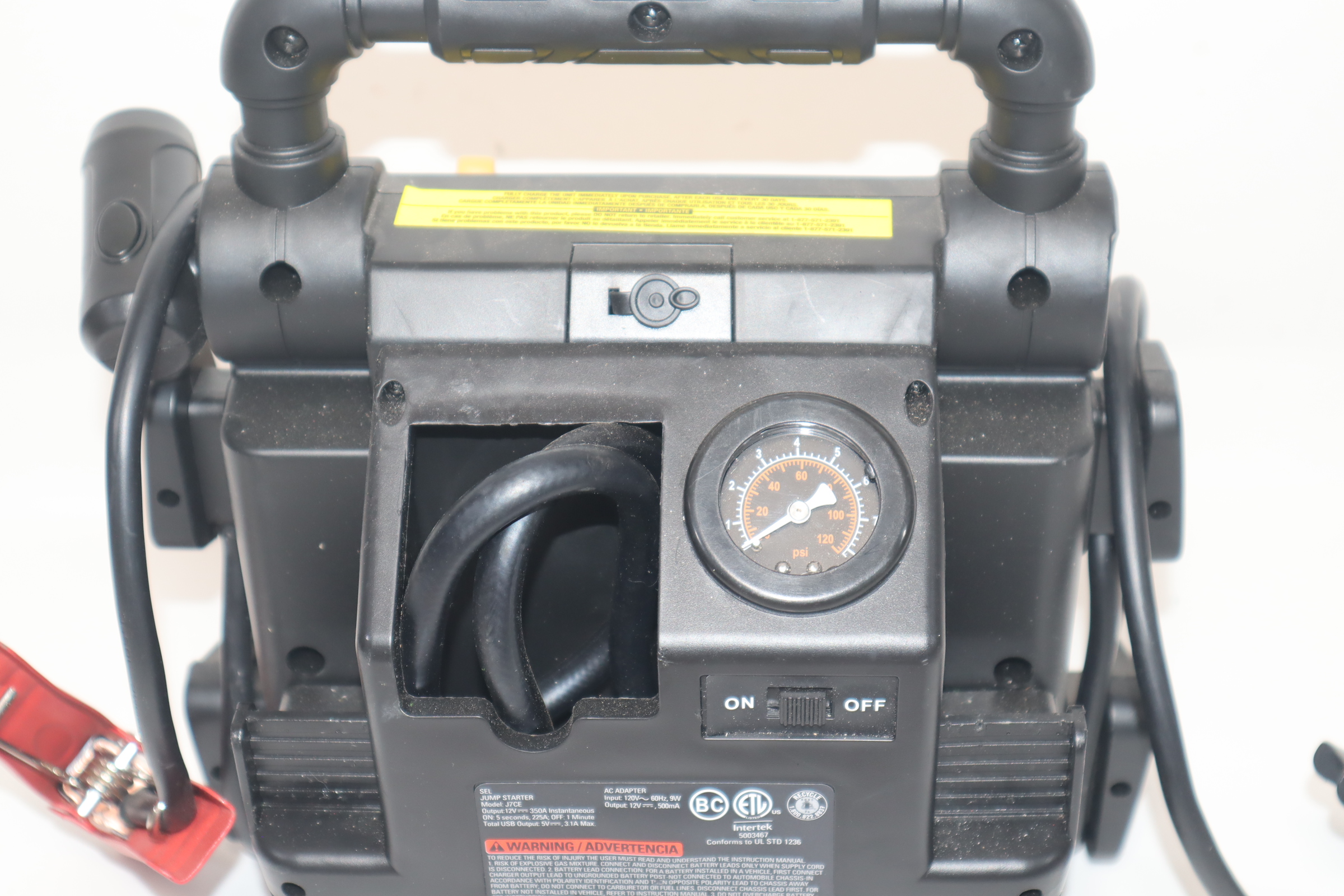EverStart Maxx J7CE 120 PSI 800 Peak Amp Jump Starter 1236