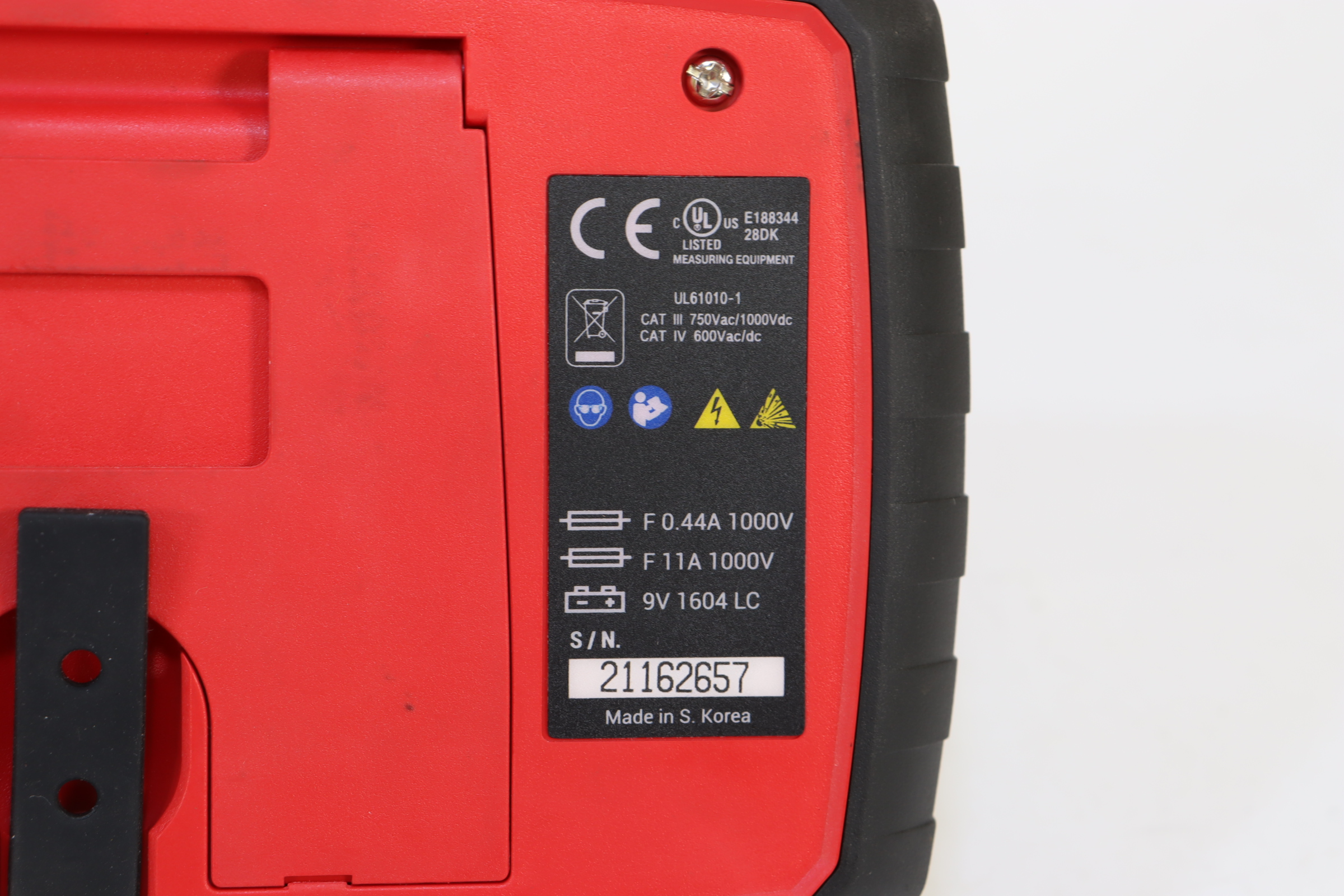 Snap-on Tools EEDM525F Enhanced TRMS-Color 4" Digital Multimeter