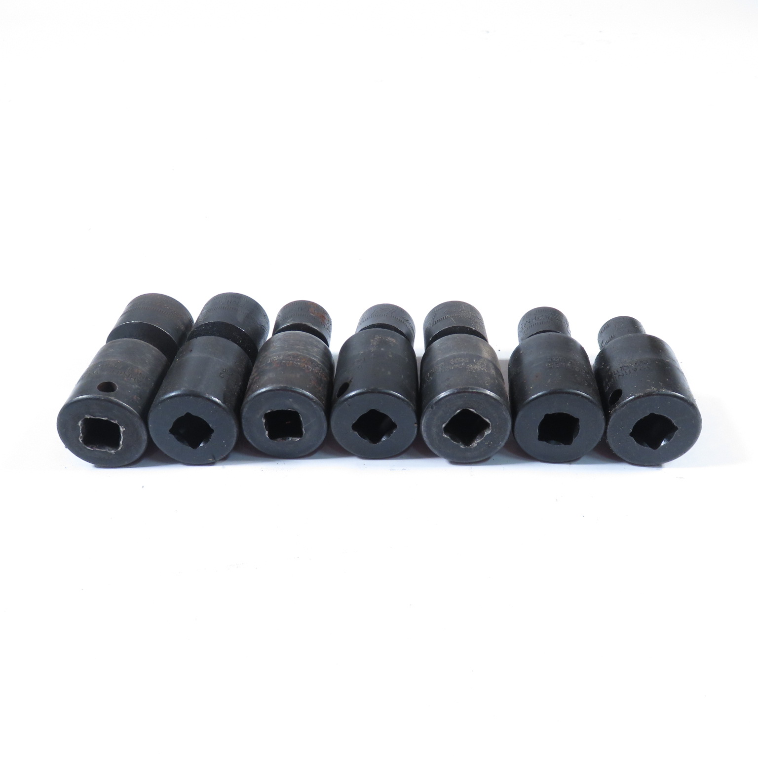 Snap-on Tools 207IPFM 7pc 3/8" 6pt Flank Drive Shallow Impact Swivel ...