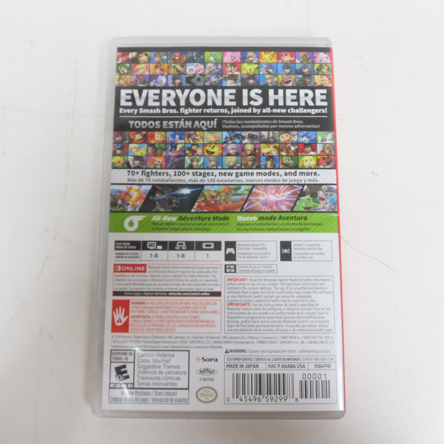 Super Smash Bros. Ultimate for Nintendo Switch (In Box) - 1374