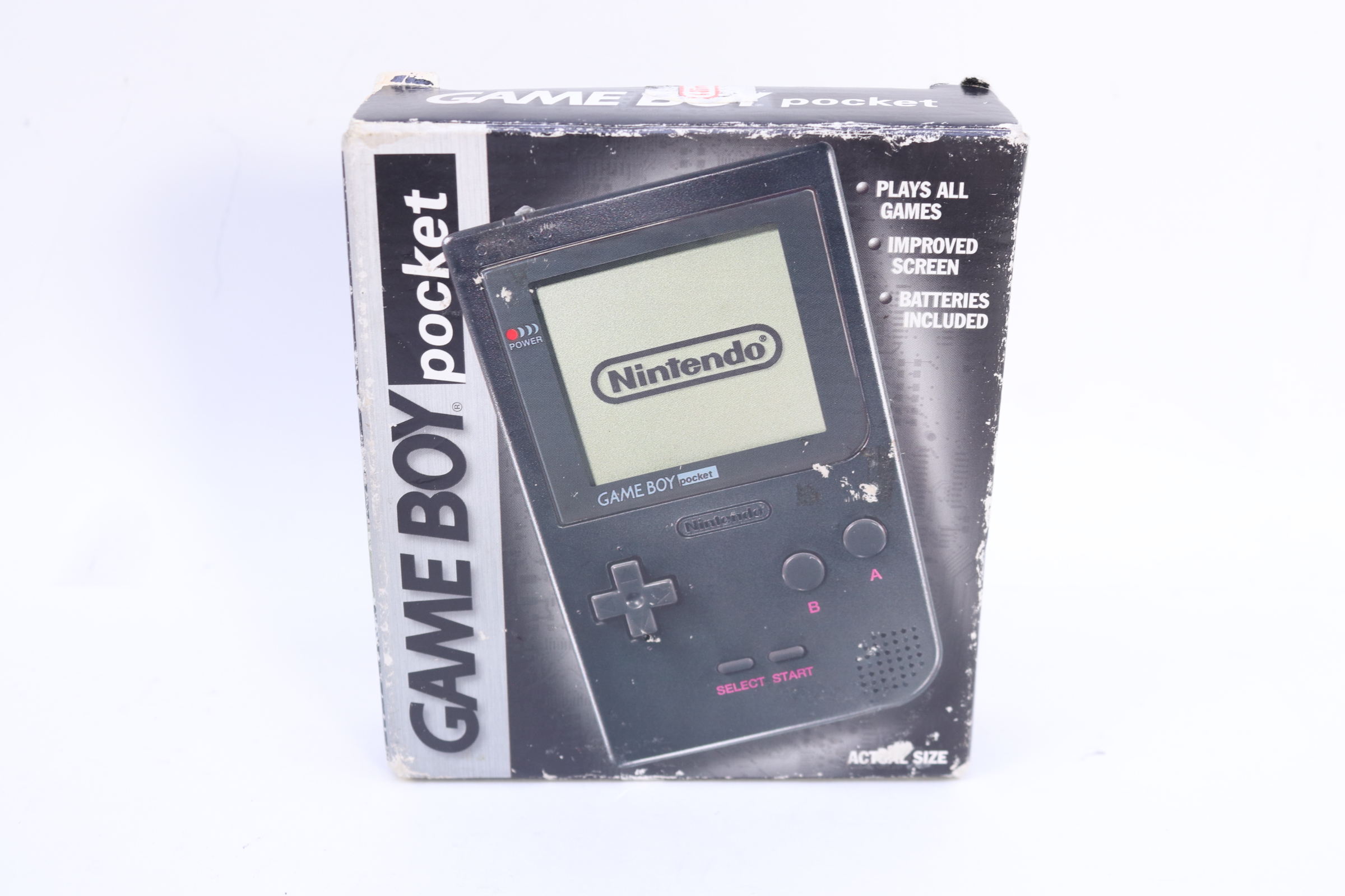 Nintendo MGB-001 GameBoy Pocket Handheld Portable Video Game Console