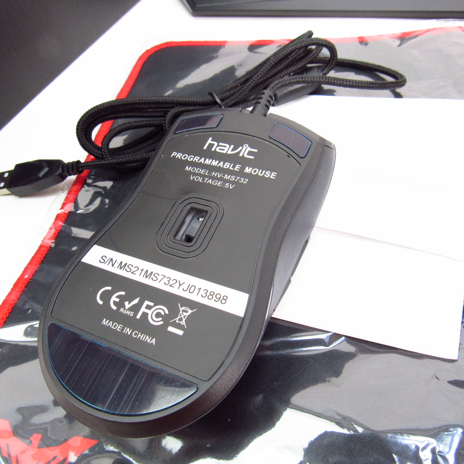 Magic Eagle HV-KB392L Wired Gaming Mouse Keyboard Headphone Bundle