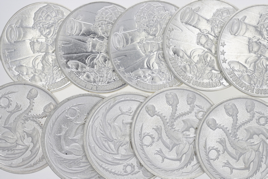 1oz Soldier Bullion & Inflation is Coming Series Sterling Silver Coins ...