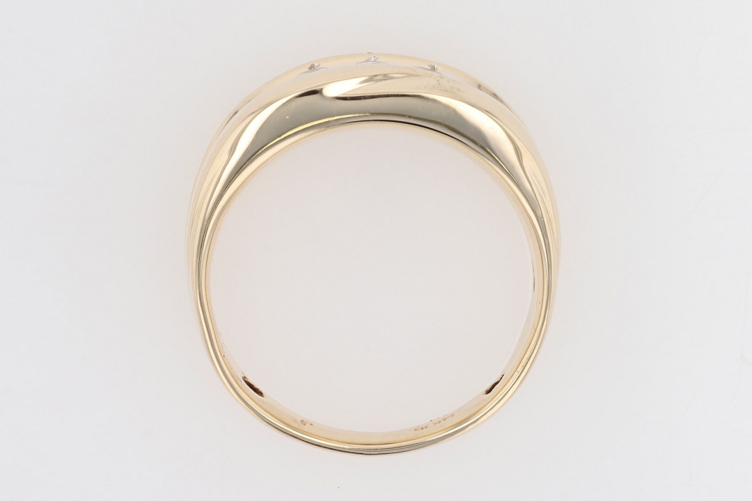 .45ctw Round Cut Diamond Channel-Set Wedding Band Ring 14k Yellow Gold ...