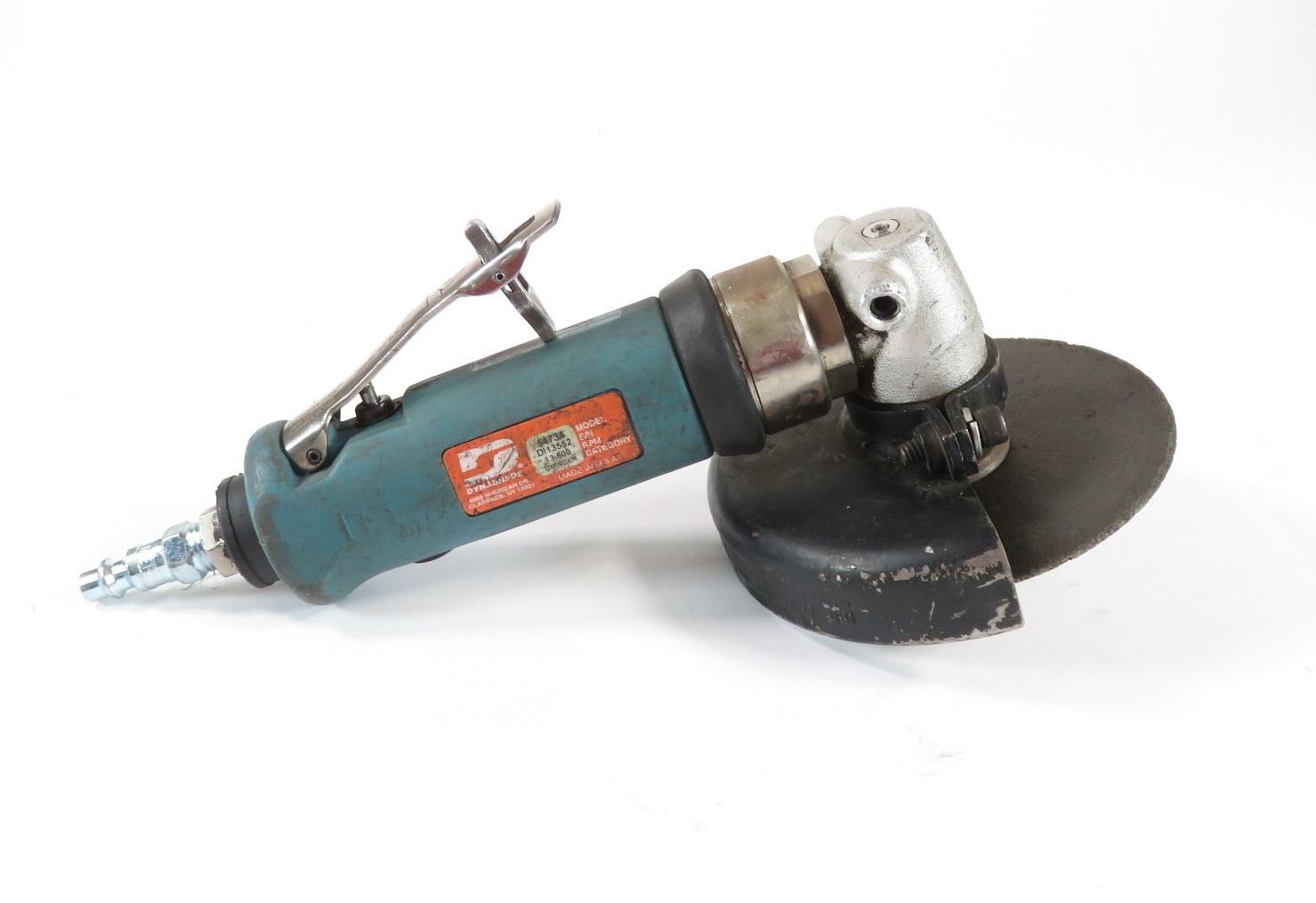Dynabrade 54734 4" Right Angle Type 41 0.7 HP Pneumatic Cut-Off Tool