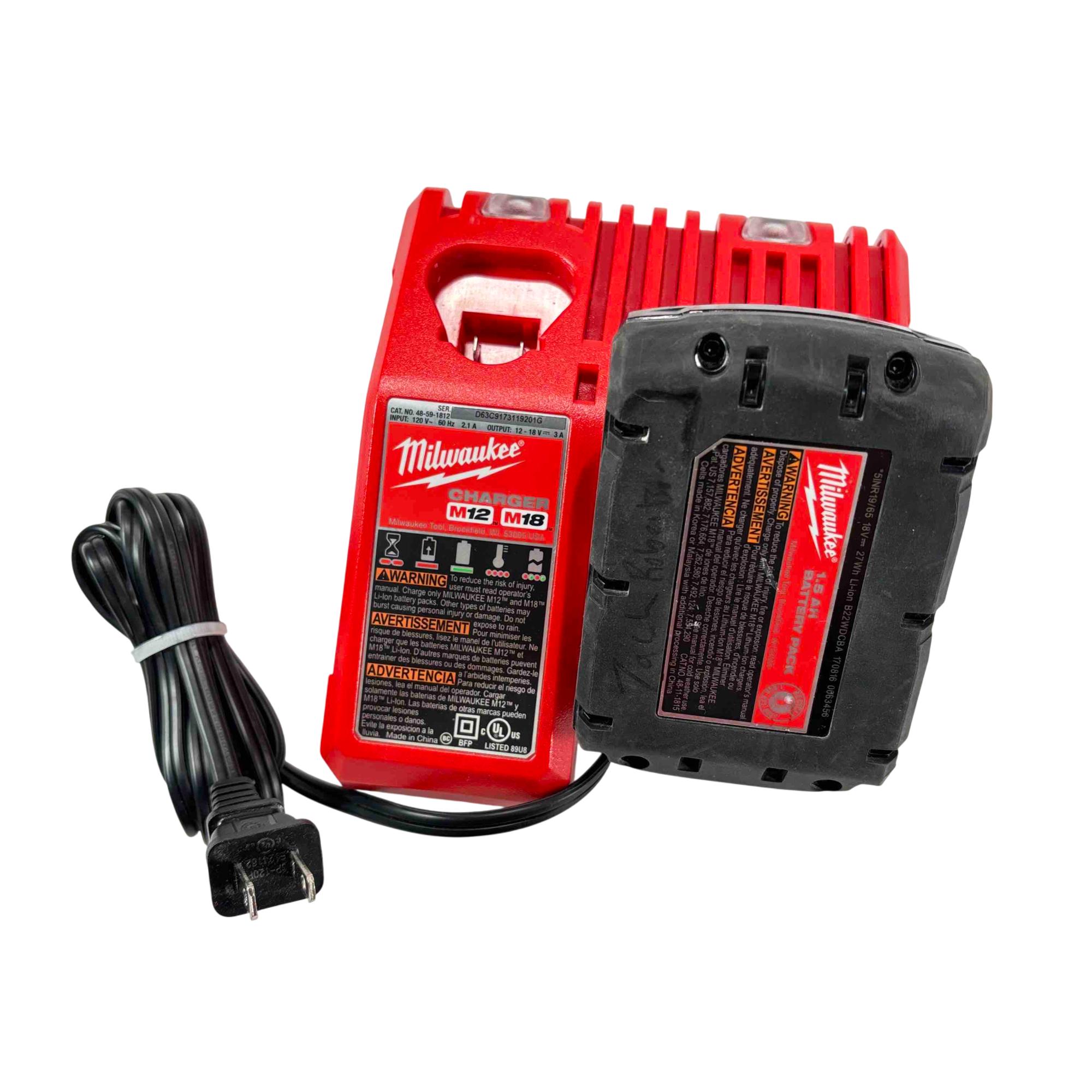 Milwaukee 2606-20 M18 18-Volt Lithium-Ion Cordless 1/2 in. Drill/Driver