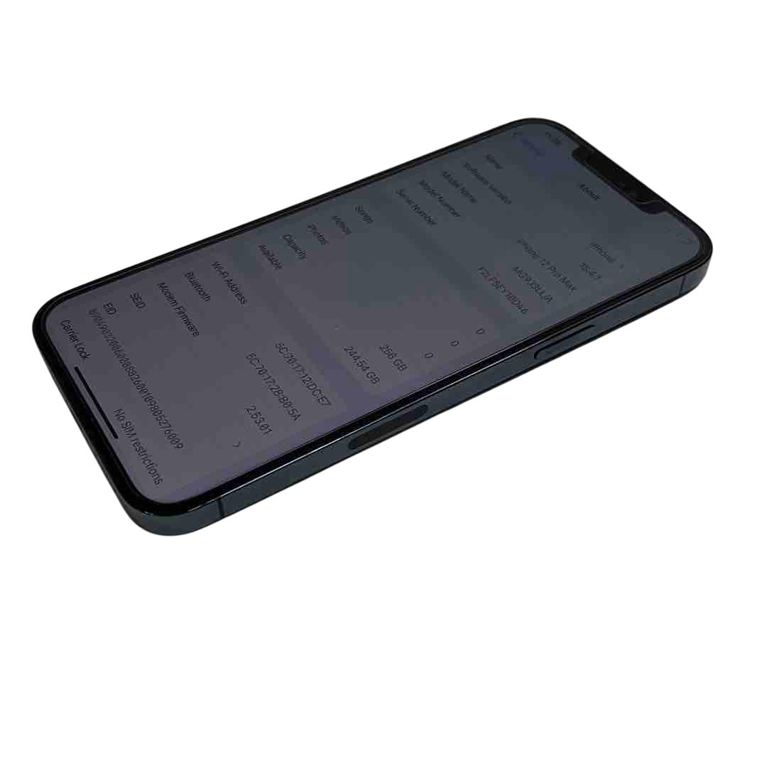 Apple A2342 iPhone 12 Pro Max 256GB Unlocked Smartphone Blue