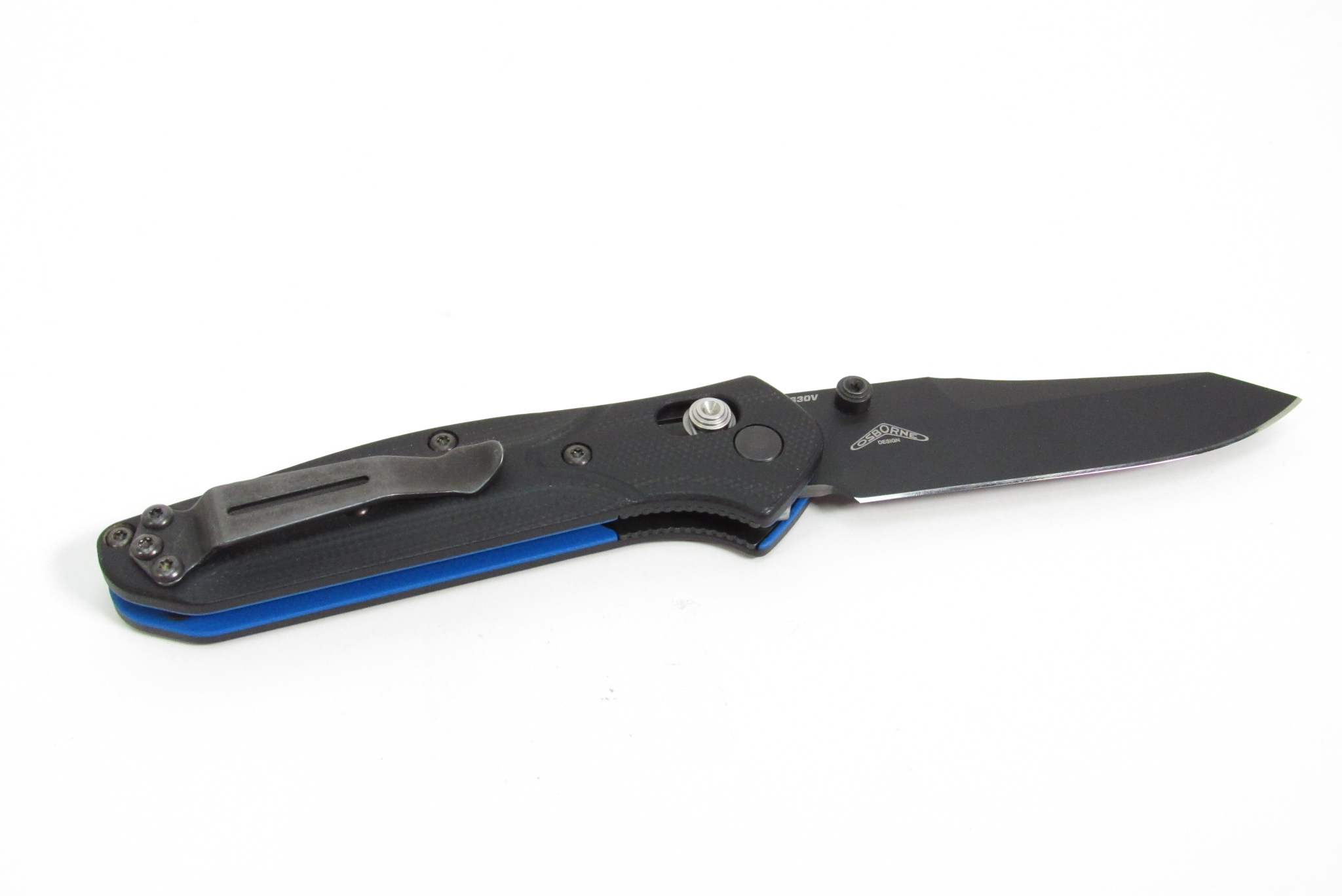 Benchmade Mini Osborne Blue Class 945BK-1 CPM-S30V Manual Open Folding ...