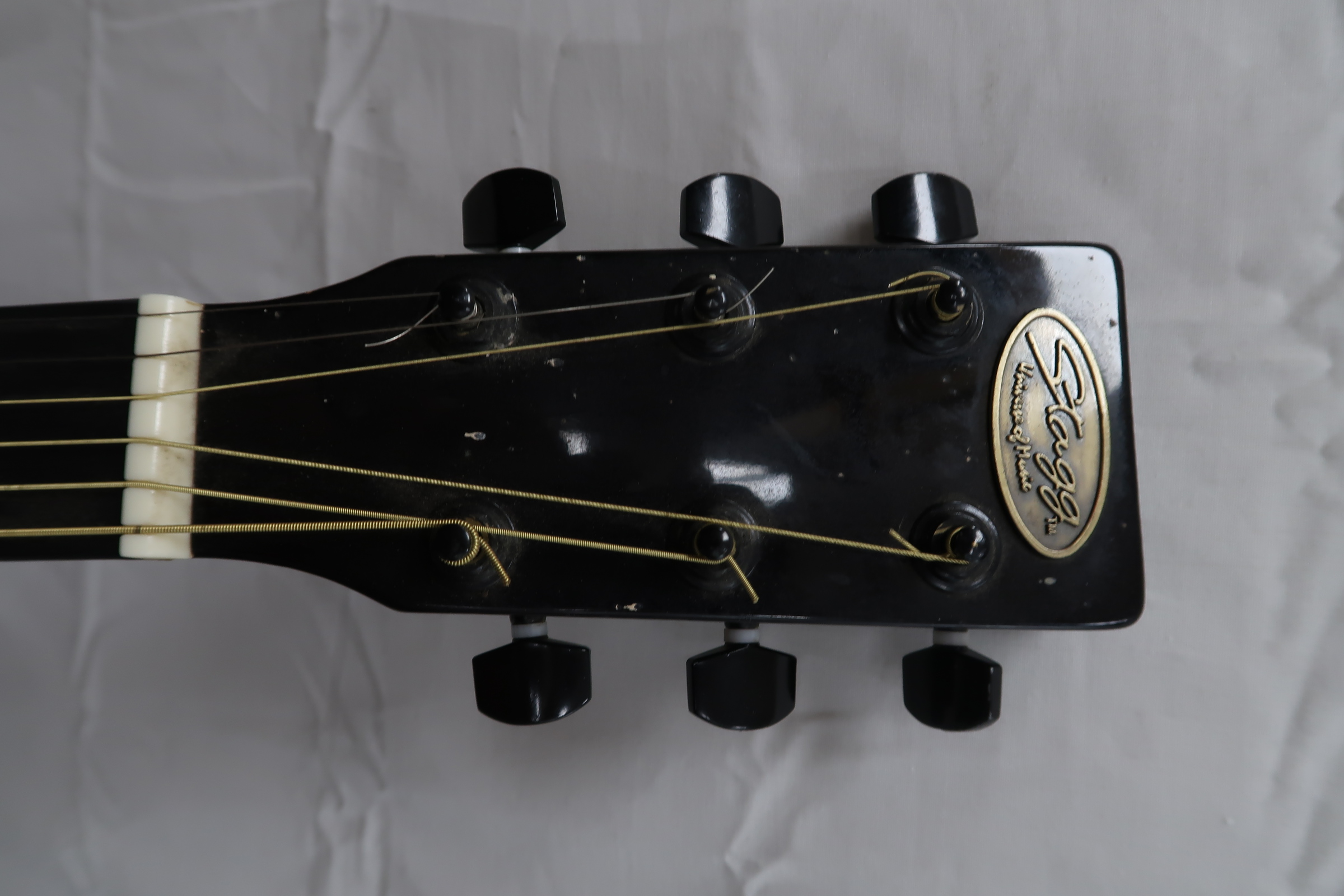 STAGG SW203CE-LHN Left Handed 6-String Acoustic Electric Guitar