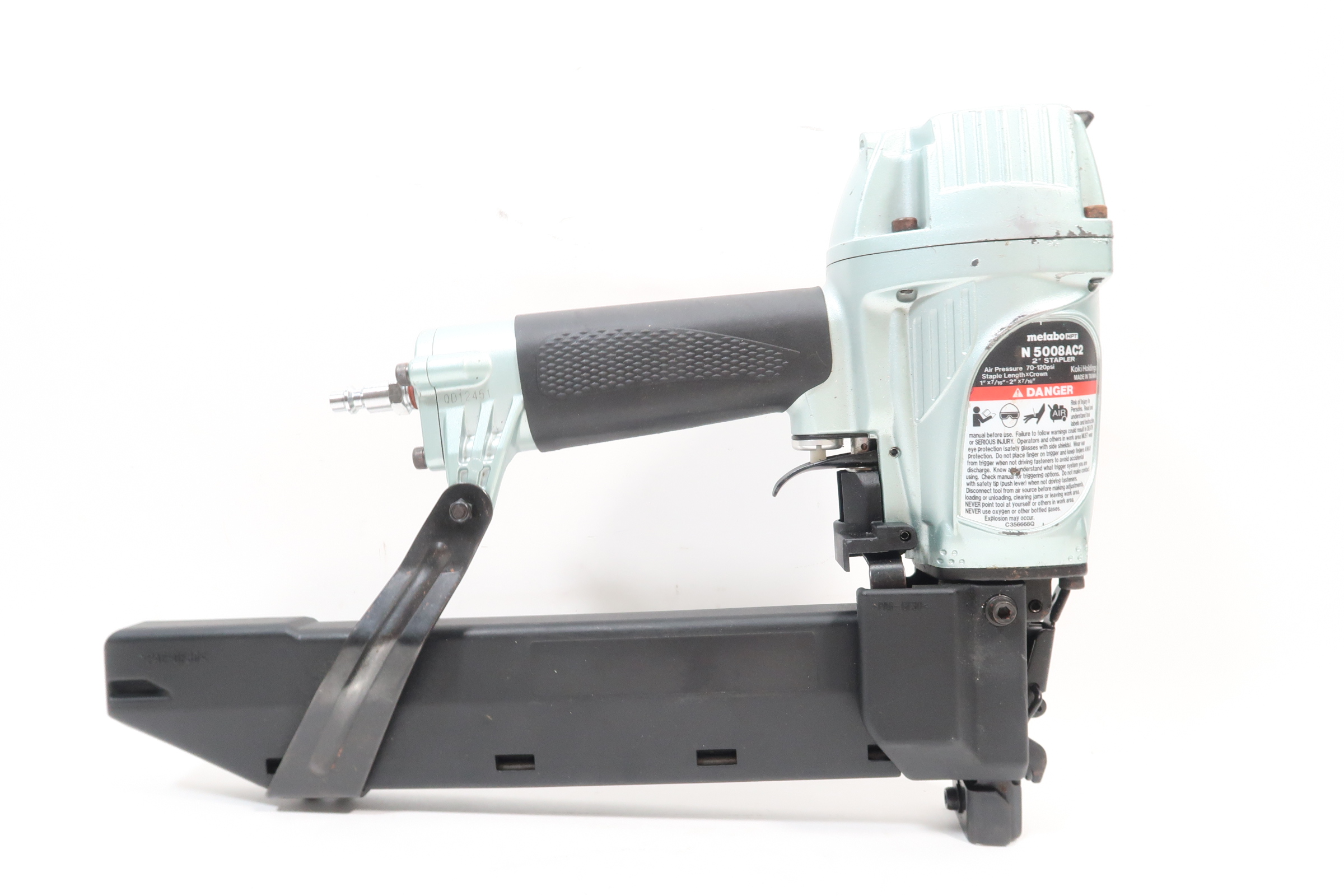 Metabo HPT N5008AC2 Pneumatic 16-Gauge Standard Crown Stapler