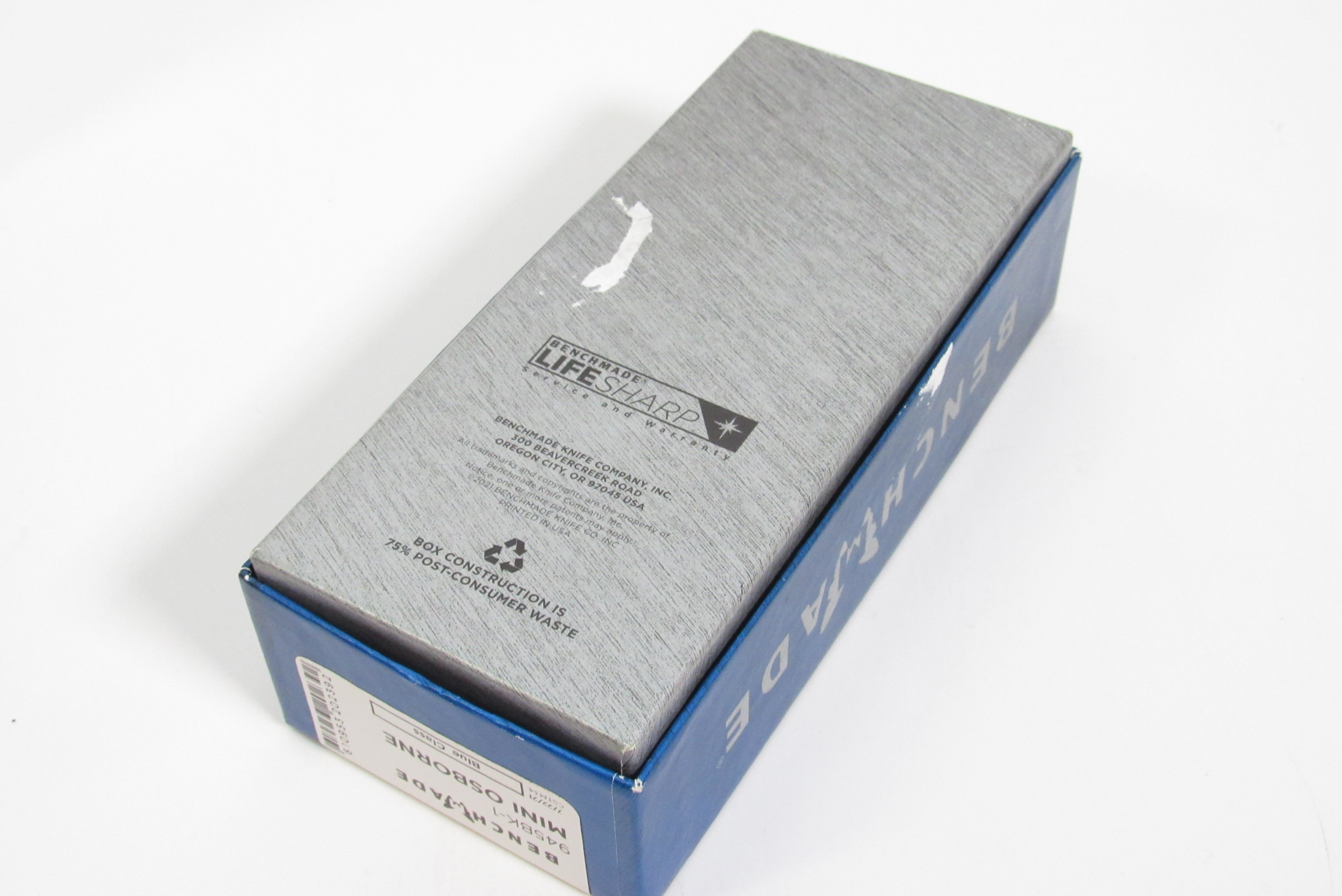 Benchmade Mini Osborne Blue Class 945BK-1 CPM-S30V Manual Open Folding ...