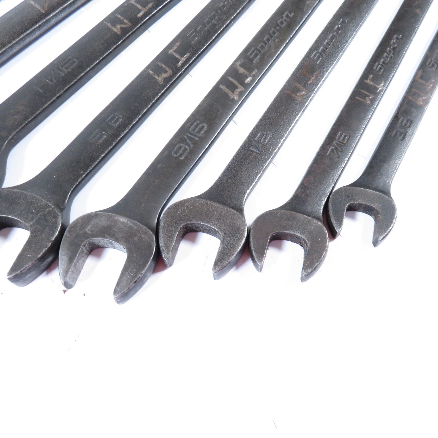 Snap-on Tools 9pc 12-Point SAE Flank Drive Combination Wrench Set