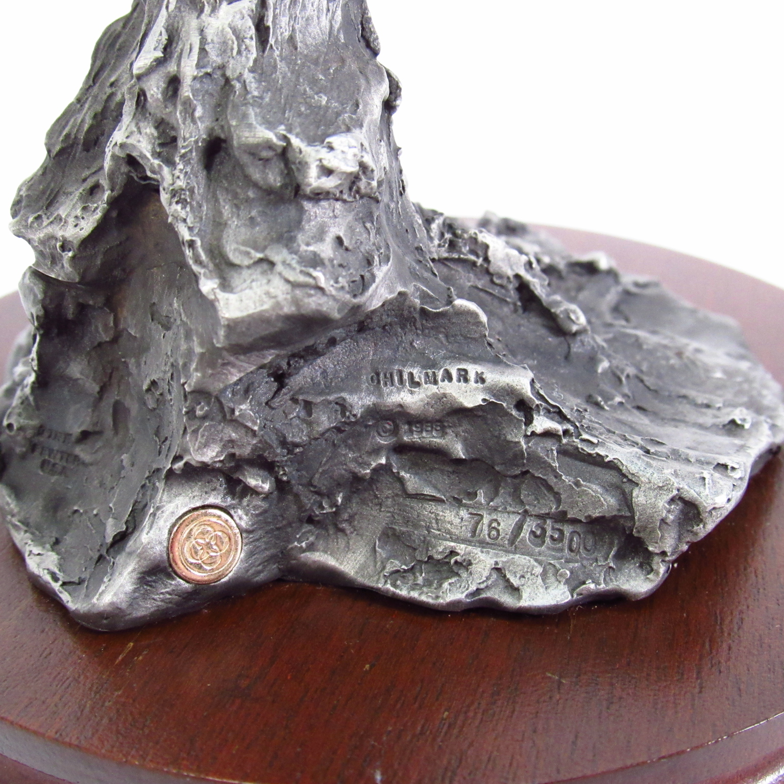 Chilmark 1988 Majesty Fine Pewter USA Eagle Sculpture Figure - 76/3500