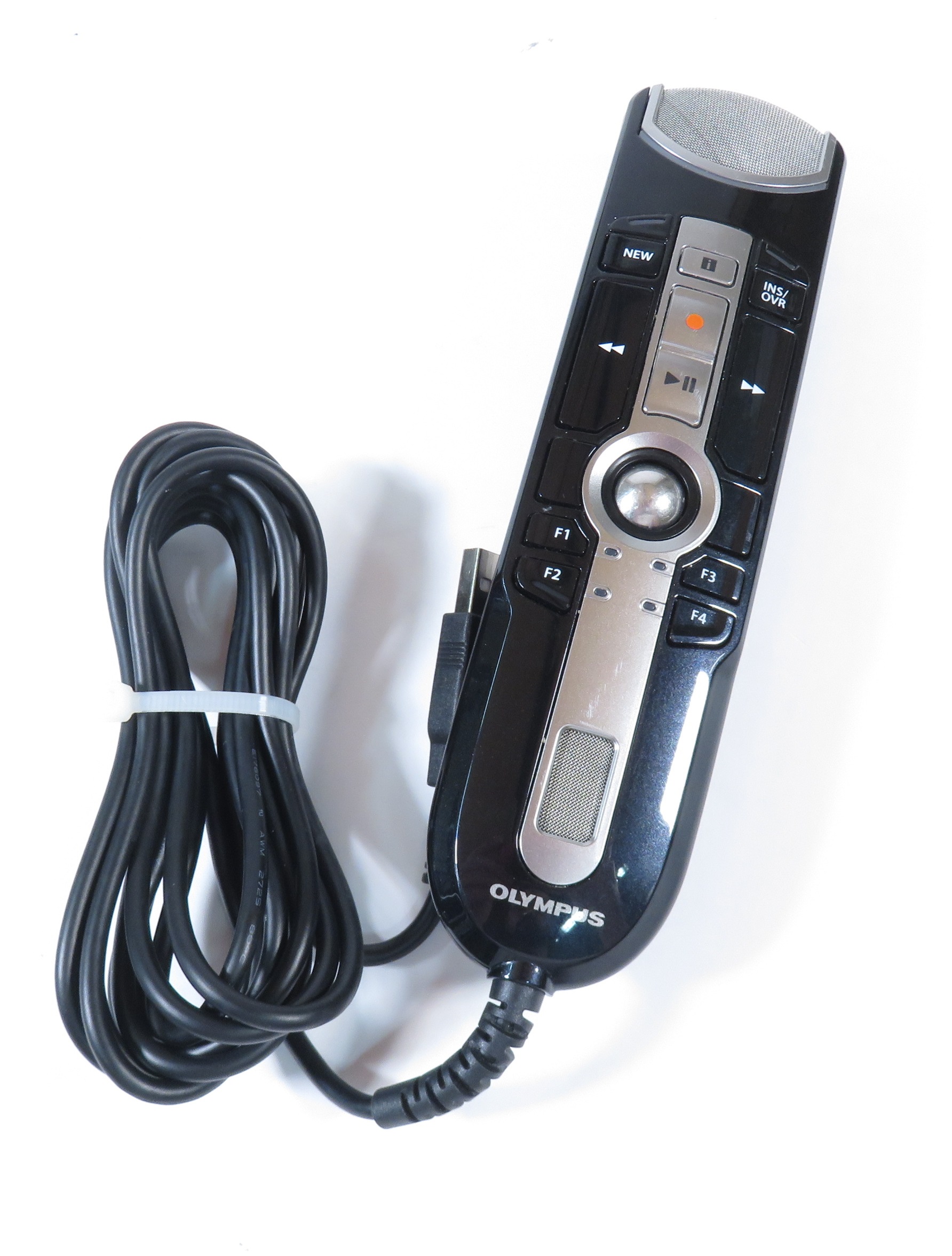 Olympus Recmic Ii Rm 4010p Unidirectional Corded Push Button Microphone
