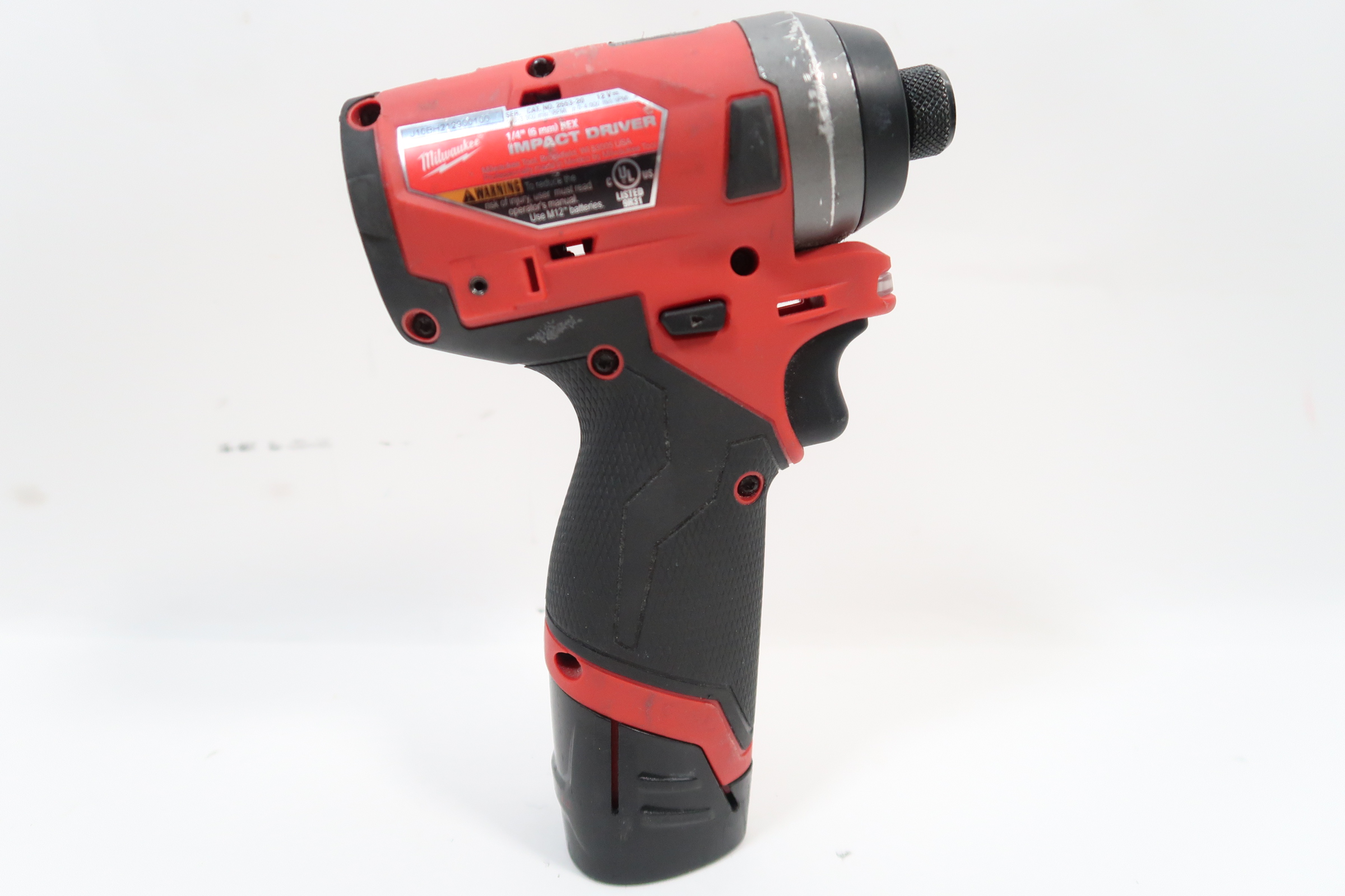 Milwaukee 2553-20 12V Lithium-Ion Brushless Cordless 1/4 in. Hex Impact ...