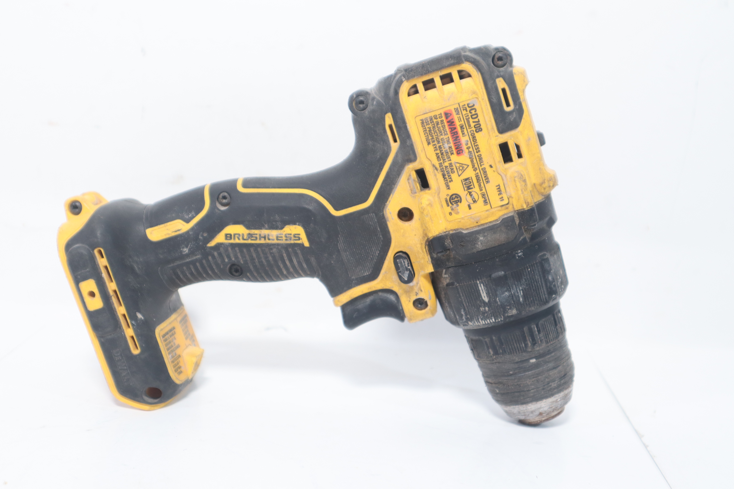 DeWalt DCD708 ATOMIC 20V MAX Brushless Compact 1/2" Drill/Driver 5X91 ...