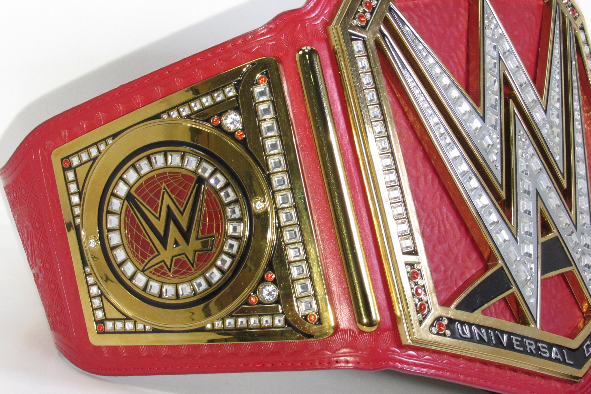 WWE Official Authentic Commemorative Championship Title Belt - Red