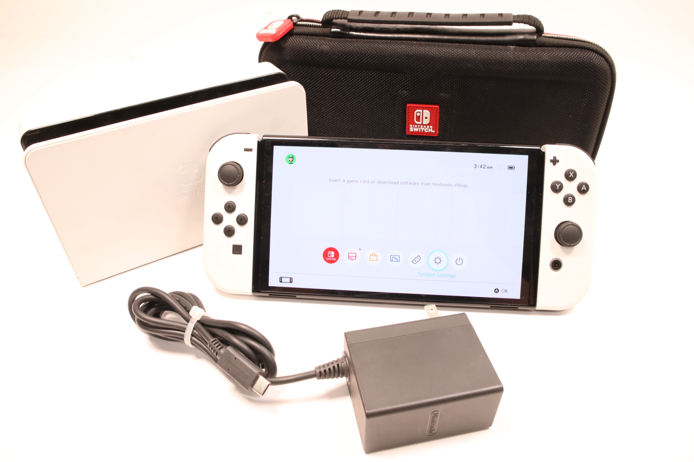 Nintendo Switch OLED HEG-001 Handheld Video Game System 64GB 9651