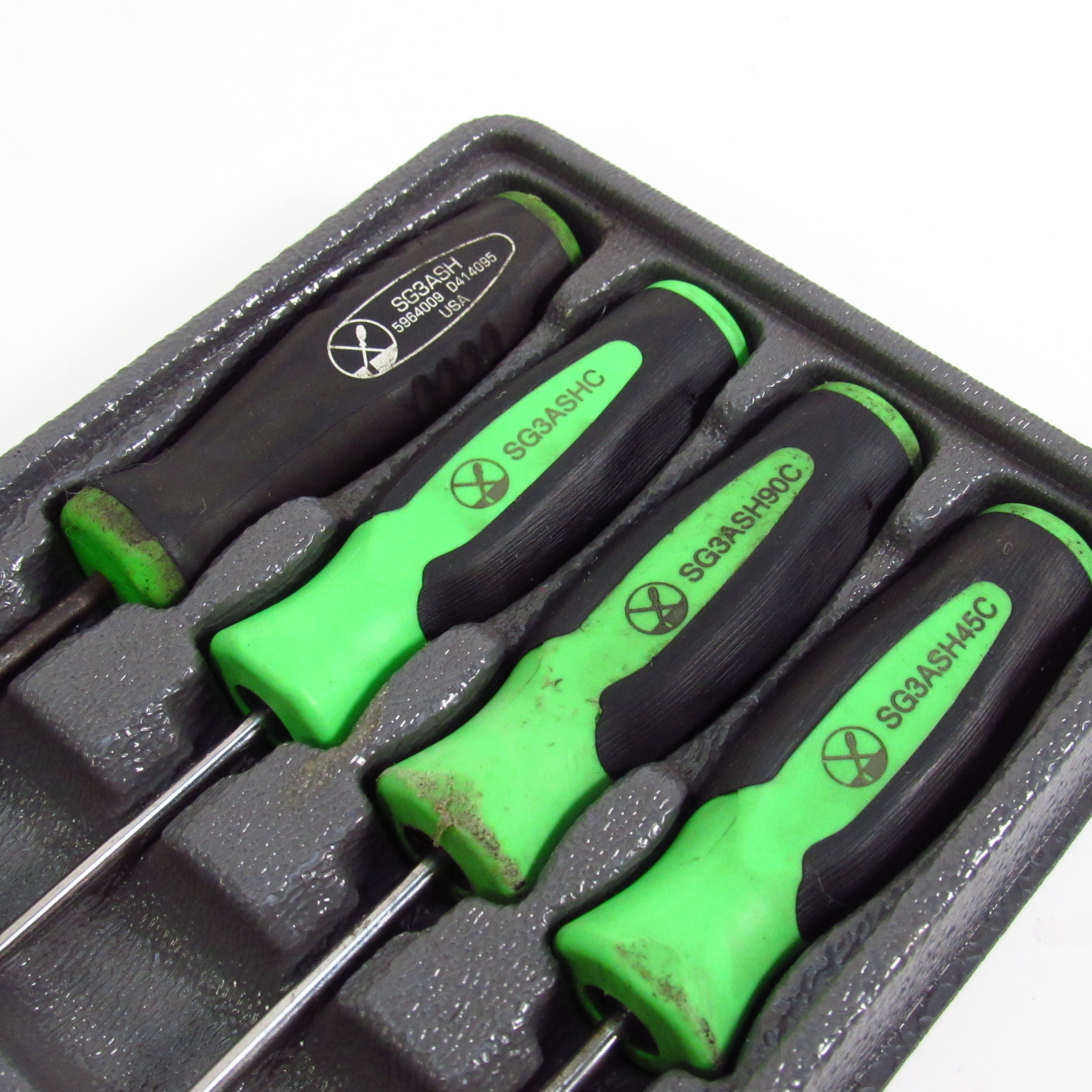 Snap-on Tools USA SGASA204CG 4-Piece Mini Pick Set - Green