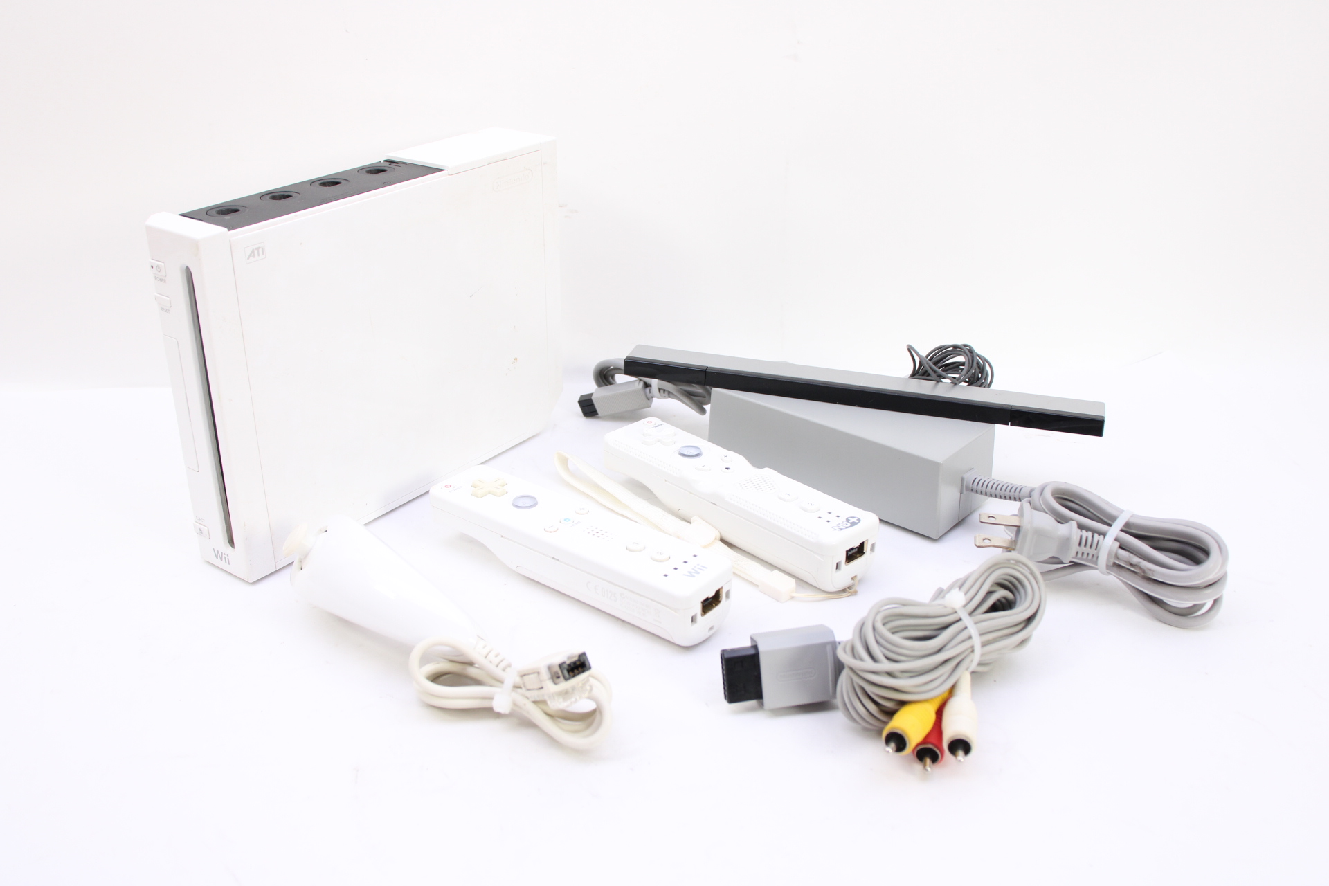 Nintendo Wii RVL-001 512MB White Body Home Video Gaming Console - 6998
