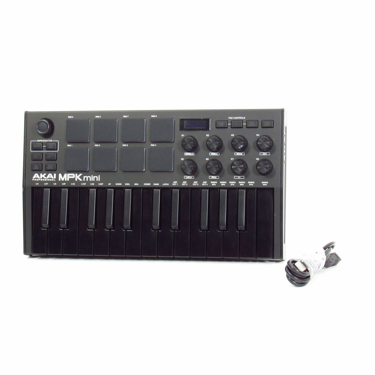 Akai Professional MPK Mini MIDI 25-Key Keyboard Controller - Black