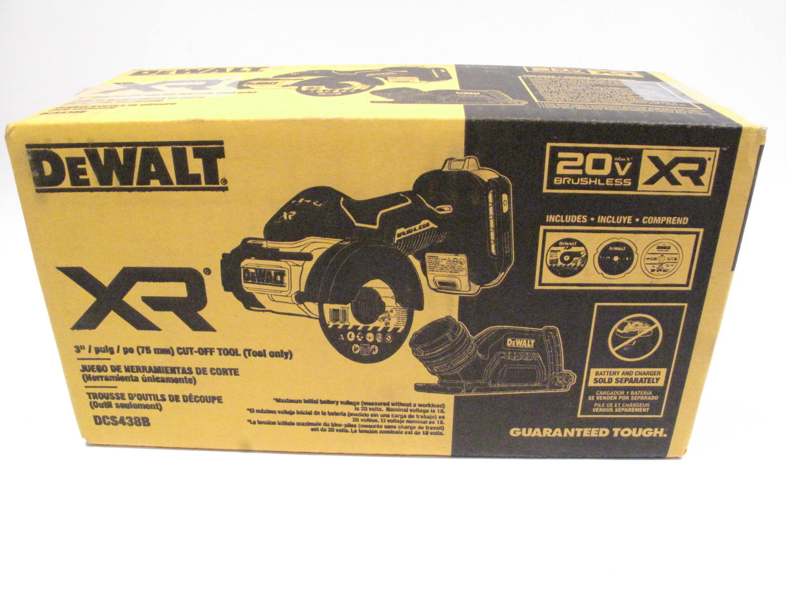 DeWalt DCS438B Cordless 3 in. Cut-Off Tool 20V Tool Only