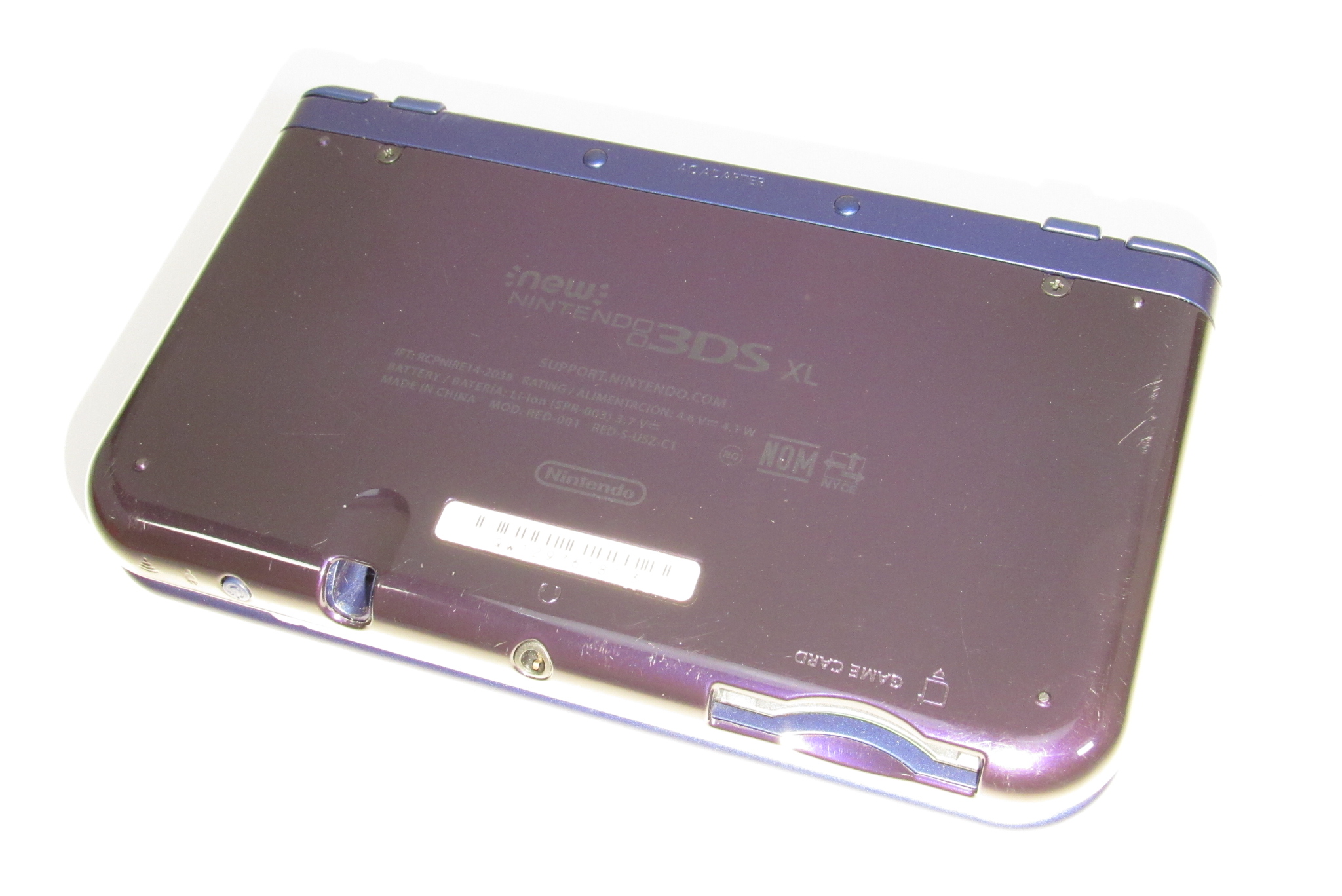 Nintendo "New" 3DS XL RED-001 Galaxy Style Portable Handheld Video Game ...