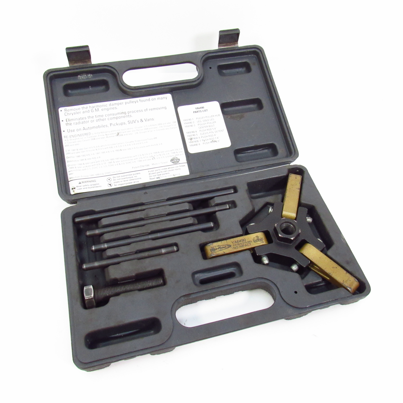 Blue-Point YA6490 Universal GM / Chrysler Harmonic Damper Pulley Puller