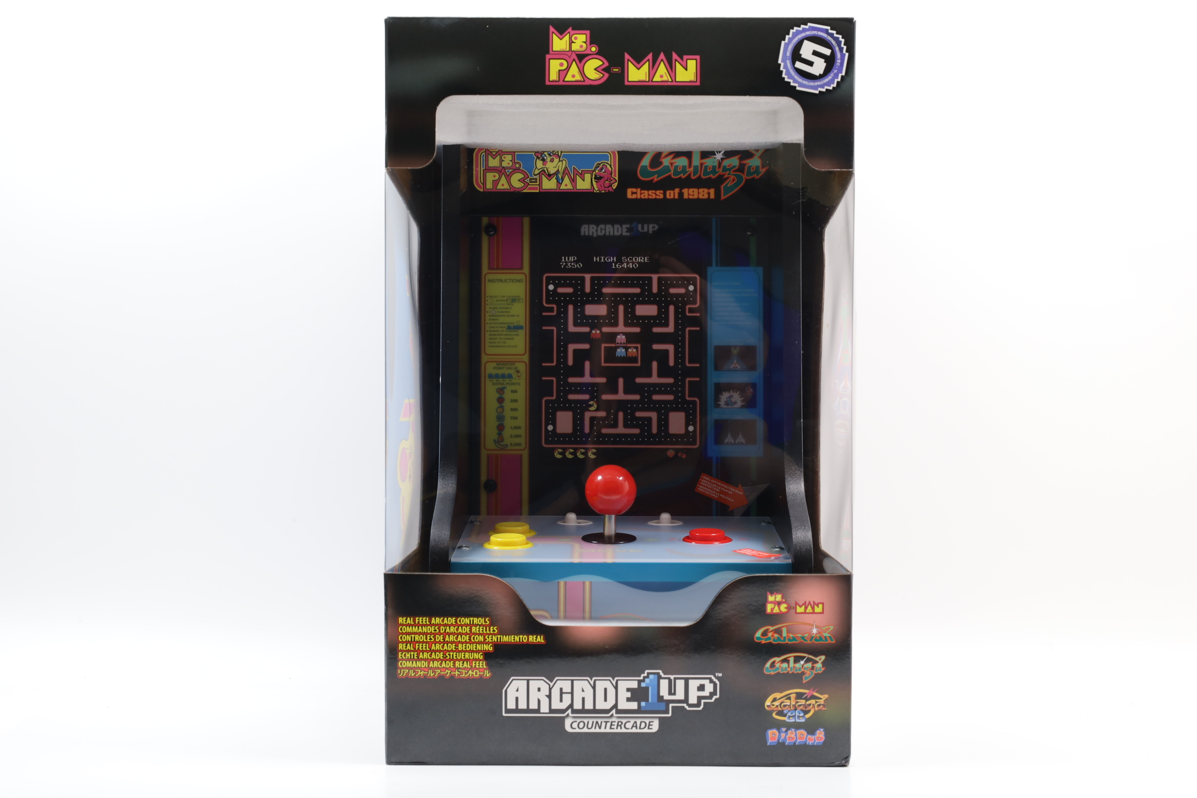 Arcade1Up Ms. PAC-MAN MSP-C-10179 Counter-Cade System