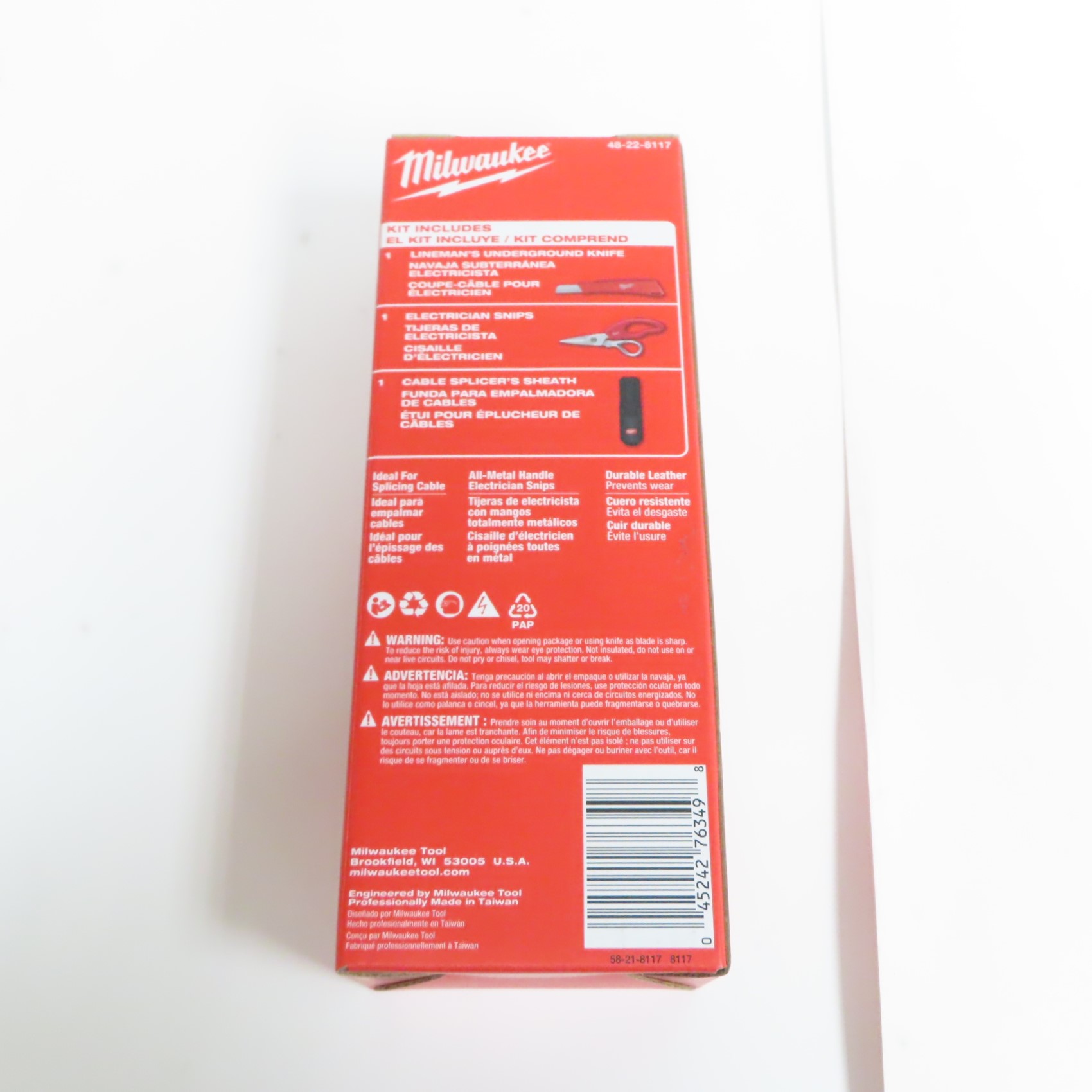 Milwaukee 48-22-8117 Leather Cable Splicer's Sheath Kit (In Box)