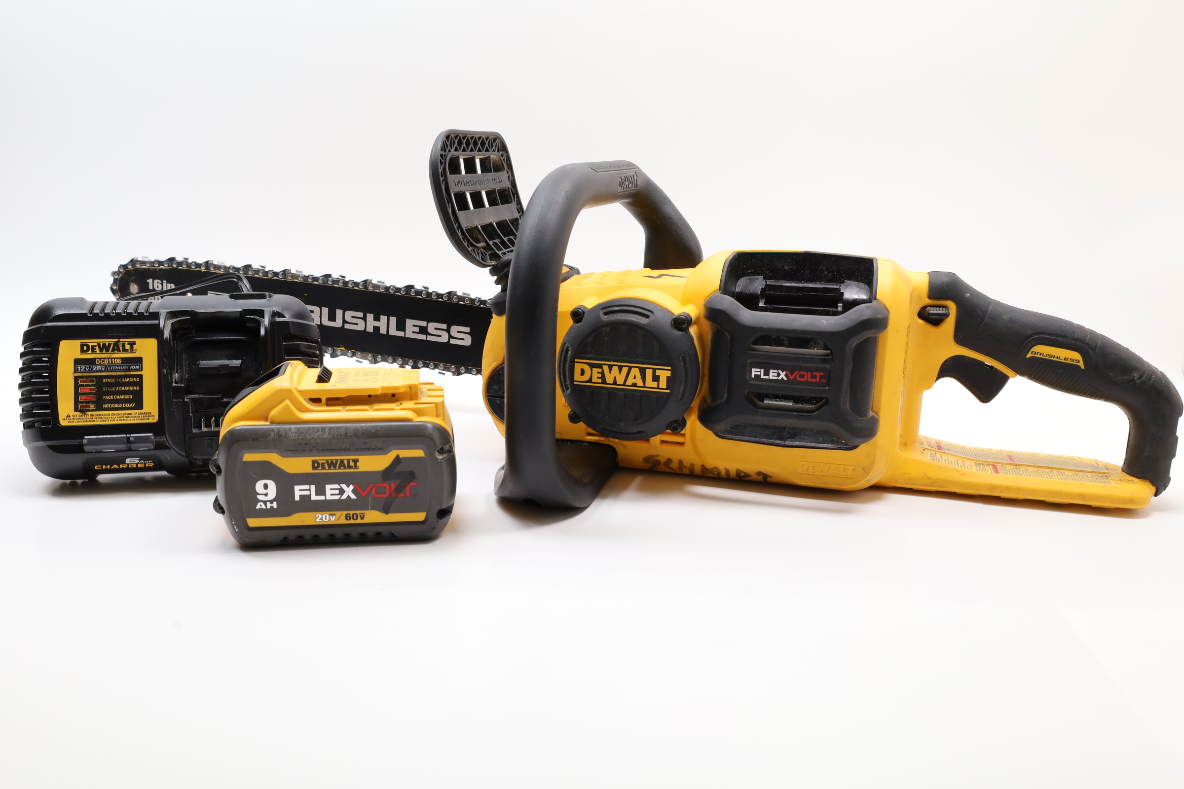 DeWalt DCCS670 60V MAX FLEXVOLT 16" Brushless Cordless Battery Powered ...