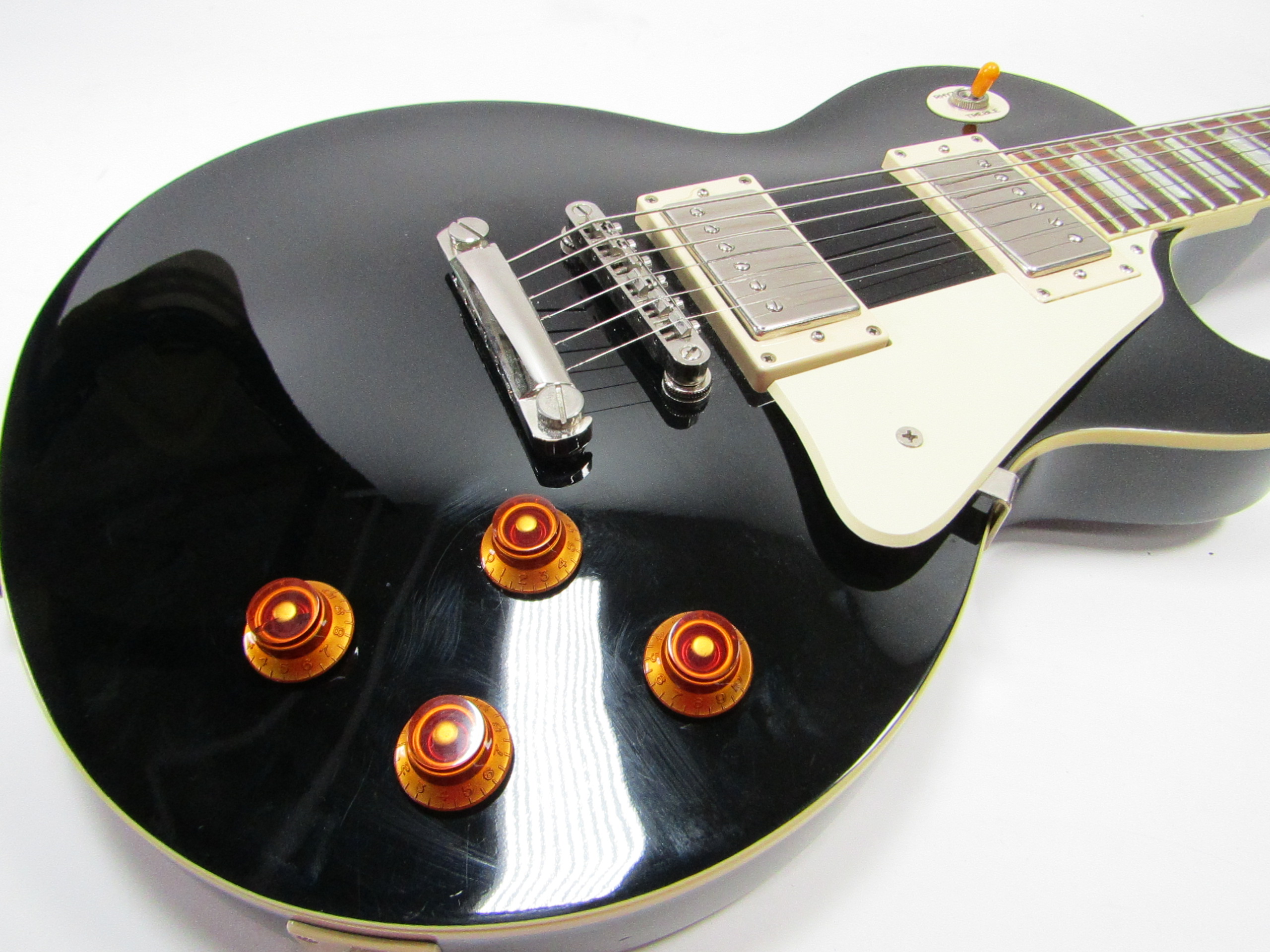 Epiphone Les Paul Model Standard Right Handed Six String Solid Black Guitar