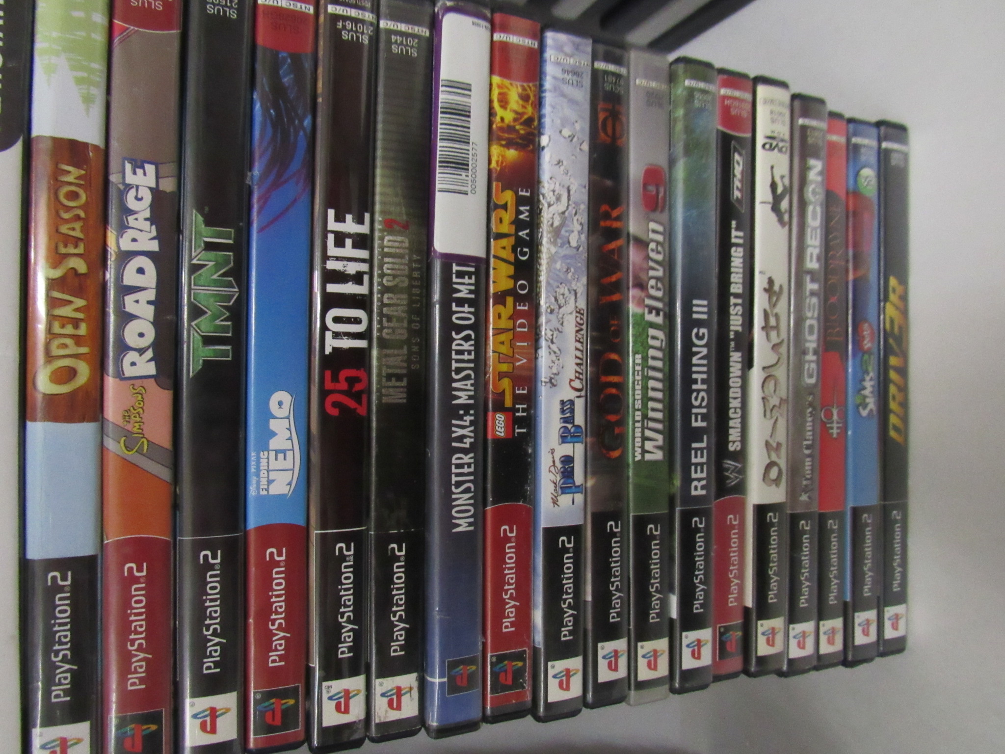 Sony PlayStation 2 SCPH-39001 Video Game Console 103 Game Discs Bundle