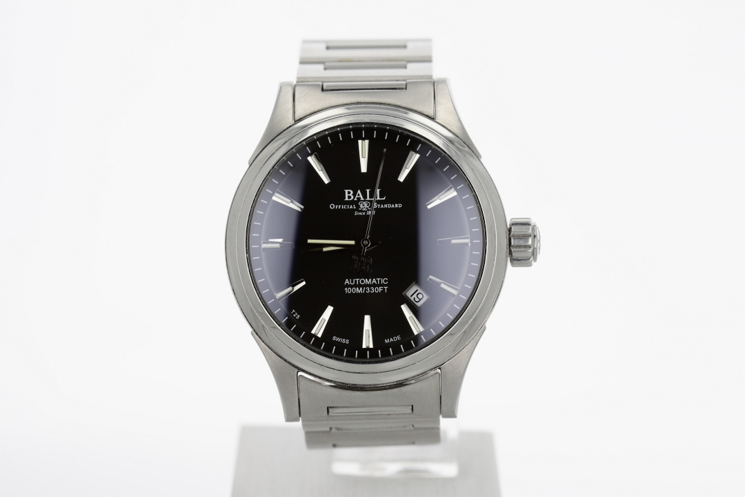 Ball Fireman Victory Black Dial 40mm Automatic Stainless Steel Men's ...