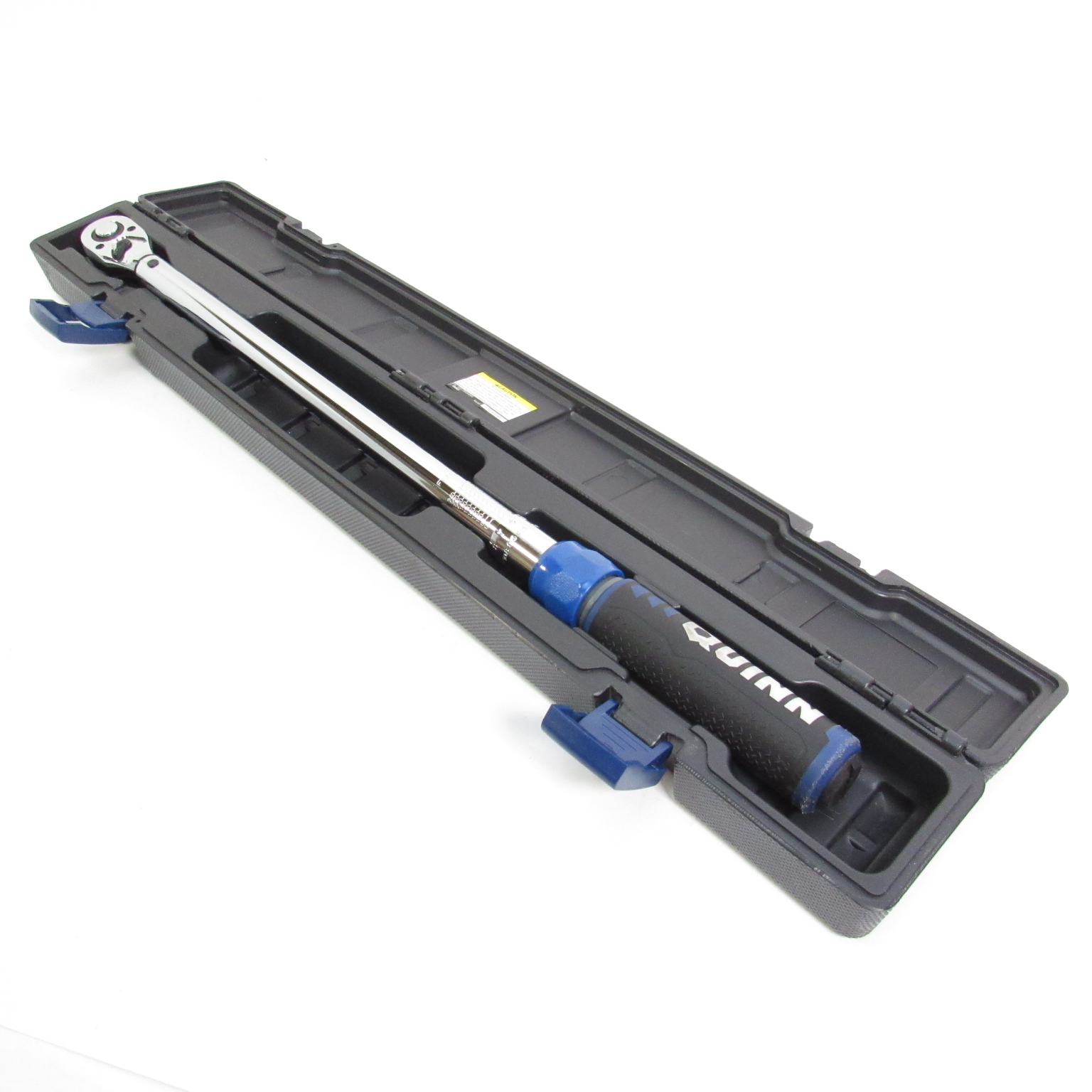 Quinn 58995 1 2 Drive 50 250 ft lb Click Torque Wrench Blue Black Handle