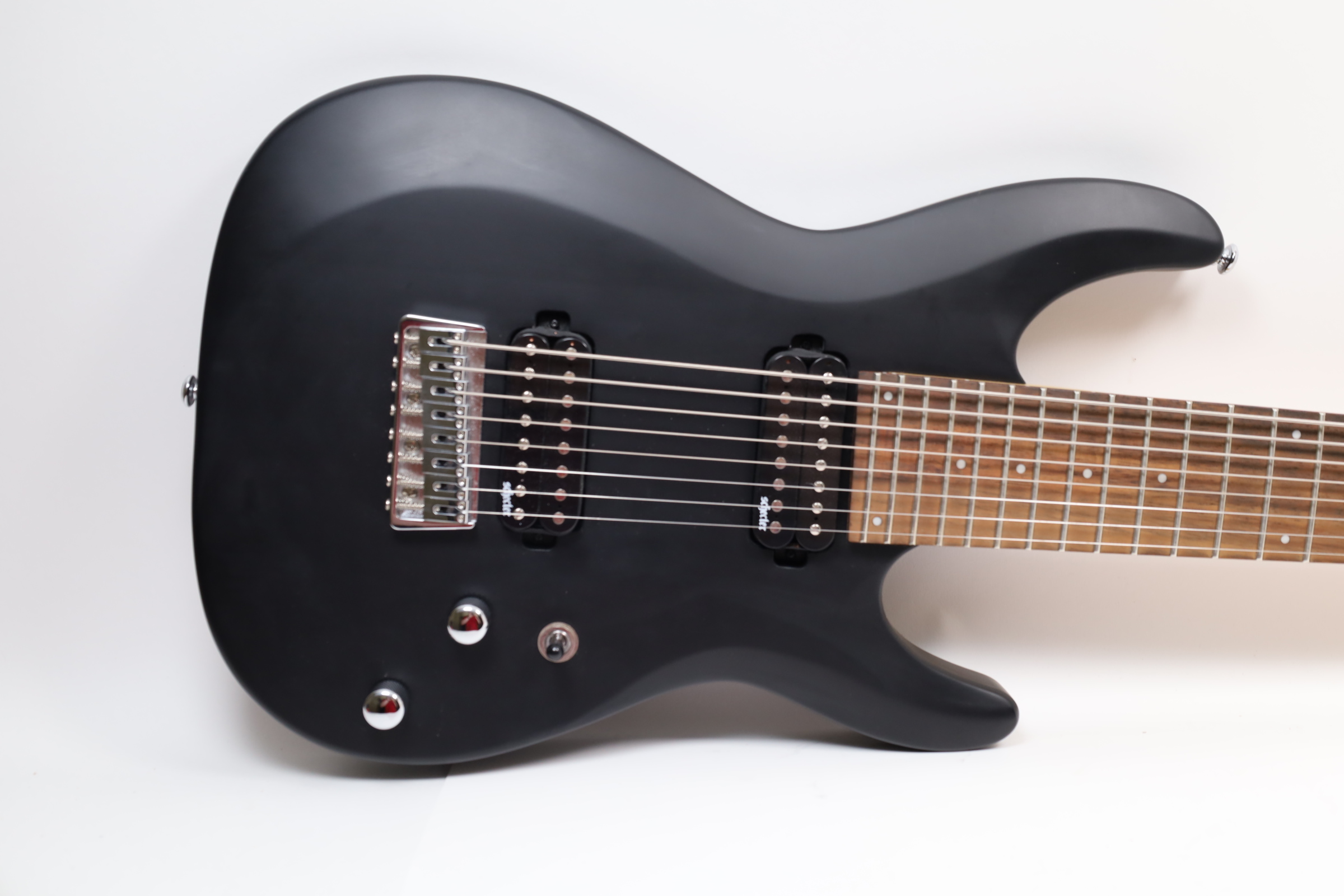 Schecter C-8 Deluxe 8-String Right-Handed Electric Guitar - Satin Black